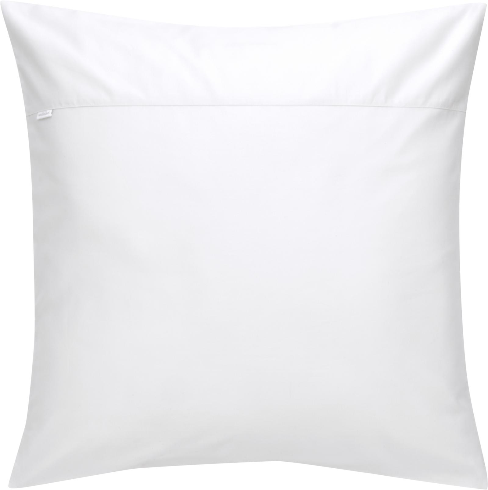 500TC Sateen Large Square Pillowcase, Snow - BrandAlley