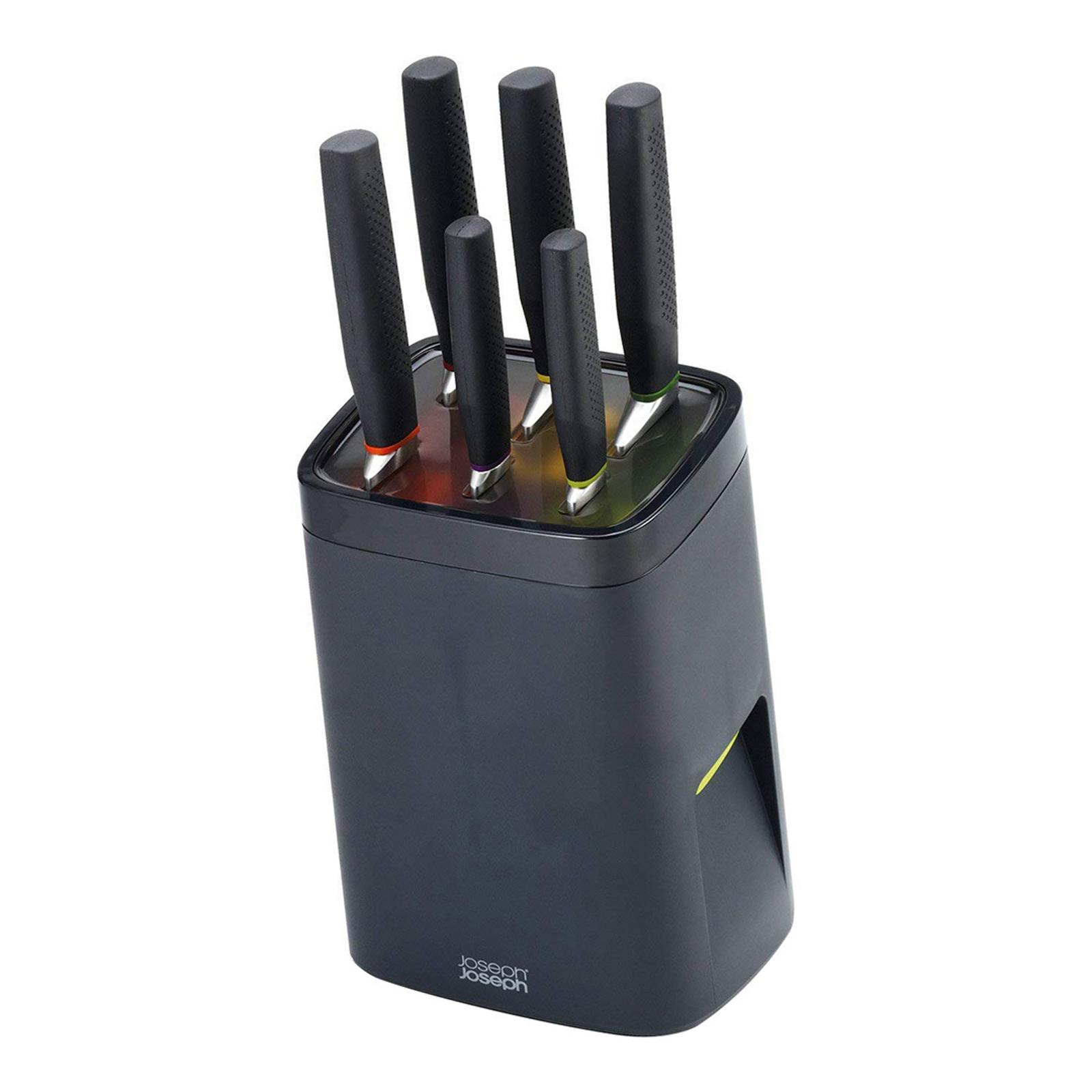 6 Piece LockBlock Knife Block Set - BrandAlley