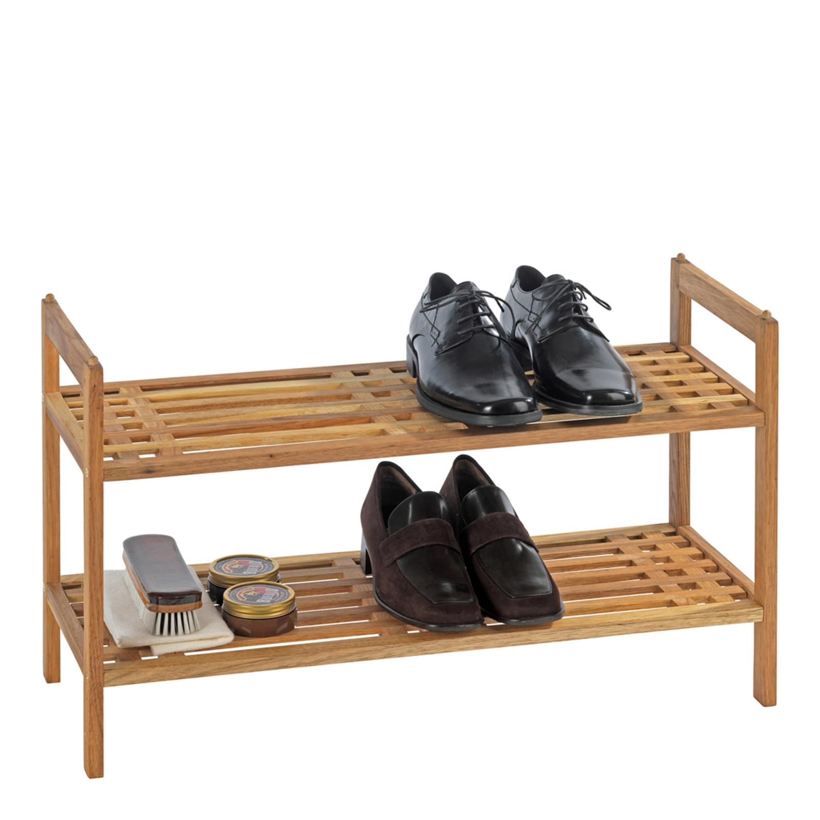 Shoe Rack Norway 2 Shelves, Stackable - BrandAlley