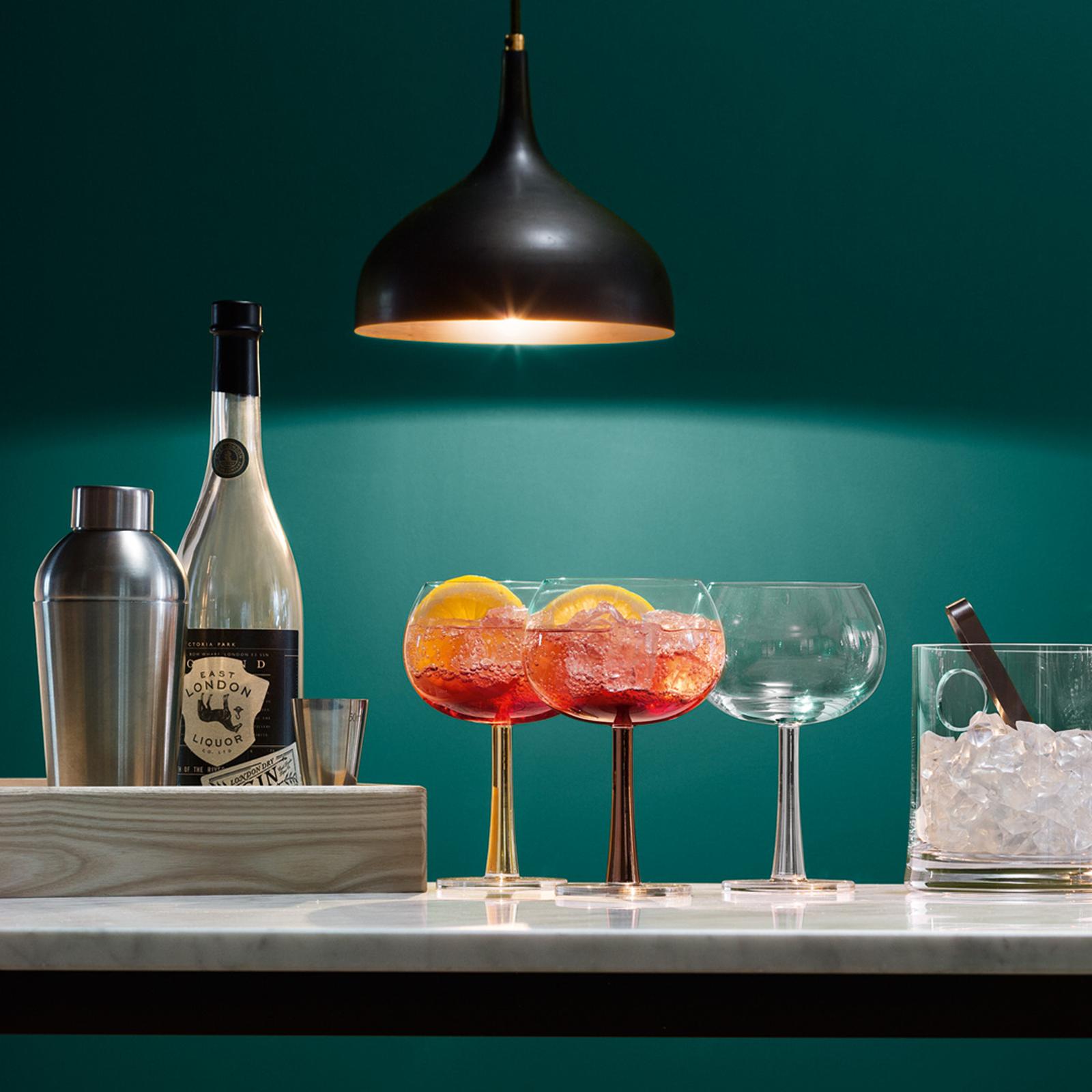 Gin Balloon Glass 420ml Platinum, Set of 2 - BrandAlley