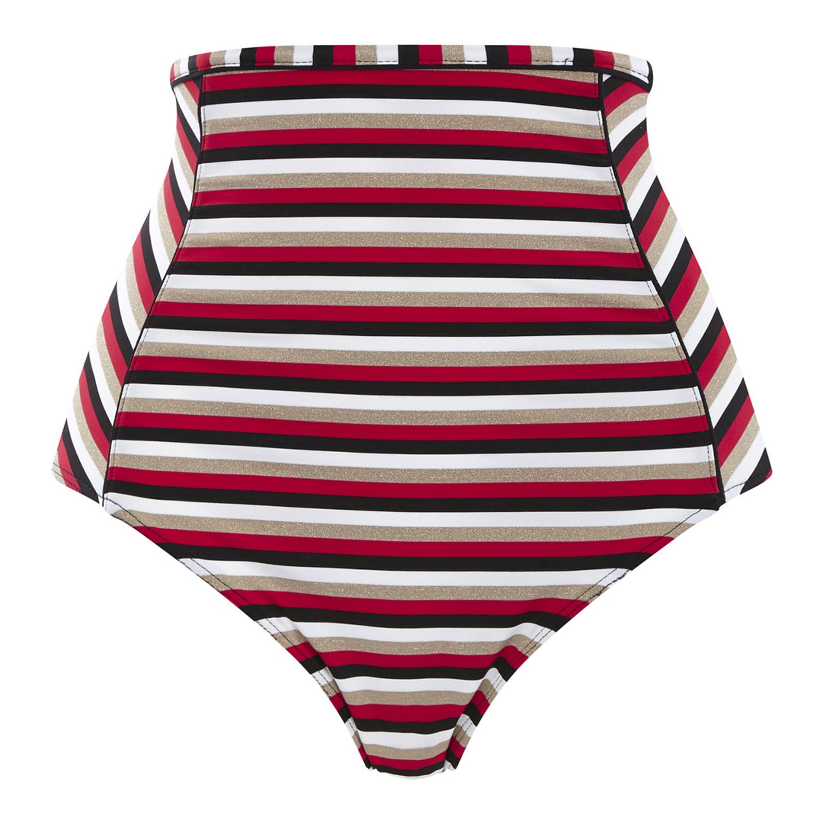 Disco Stripe Summer High Waist Brief - BrandAlley