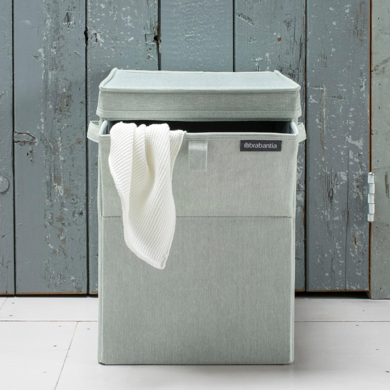 Pepper Green Stackable Laundry Box, 35L - BrandAlley