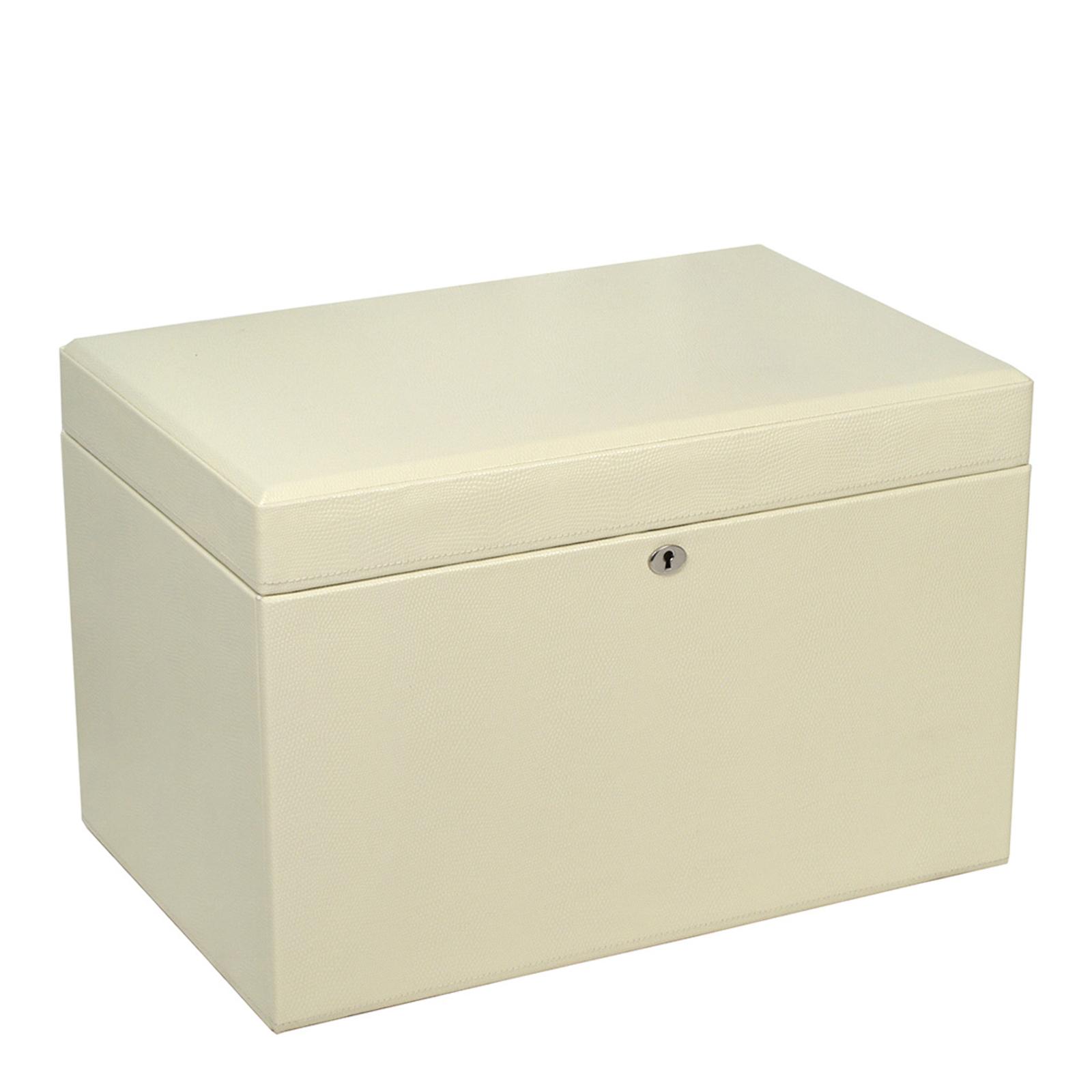 Cream London Large Leather Jewellery Box - BrandAlley