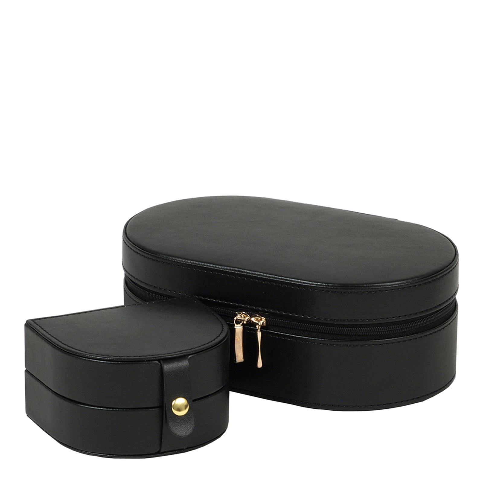 Black Heritage Vegan Leather Zip Case - BrandAlley