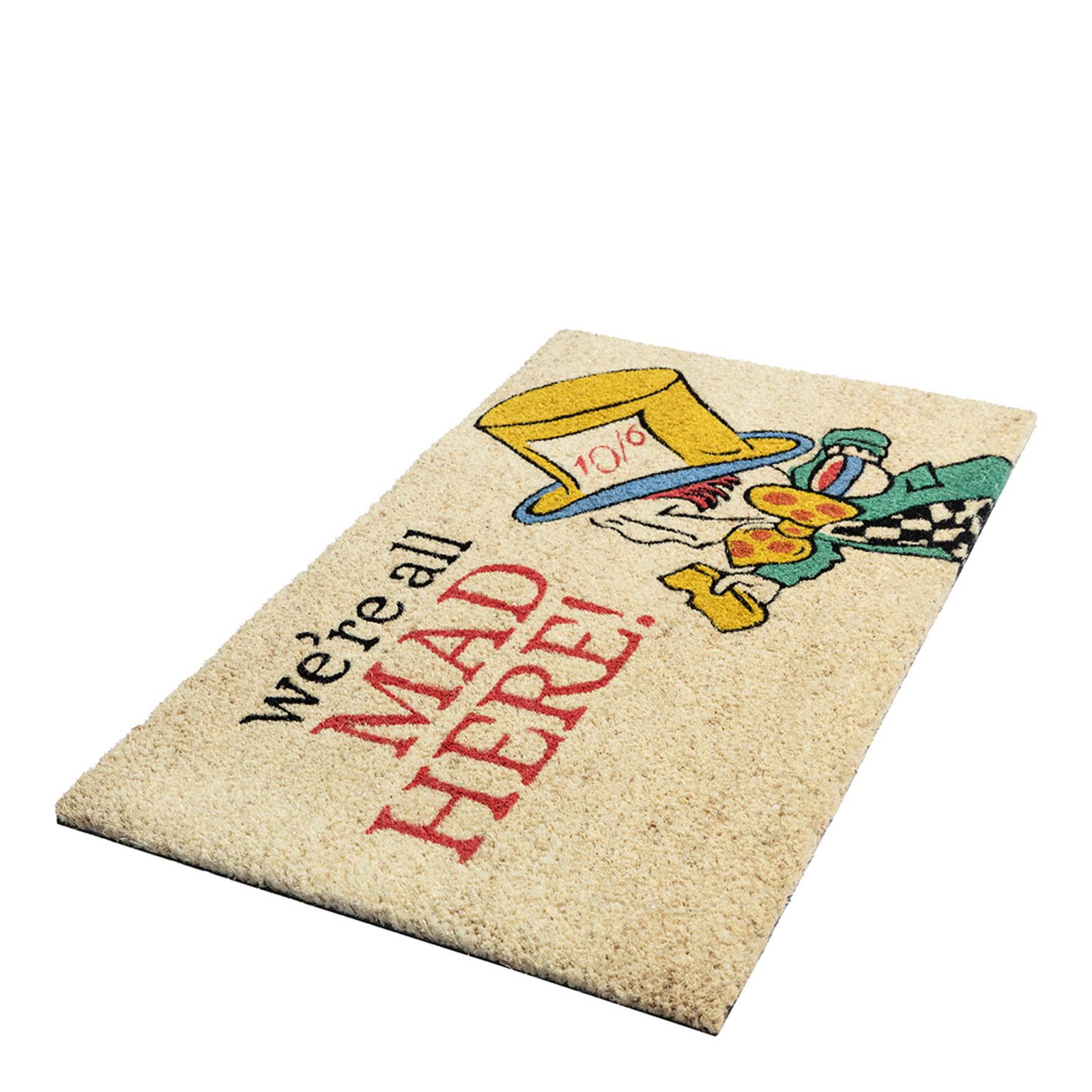 Victoria and Albert Museum Mad Hatter Coir Doormat - BrandAlley