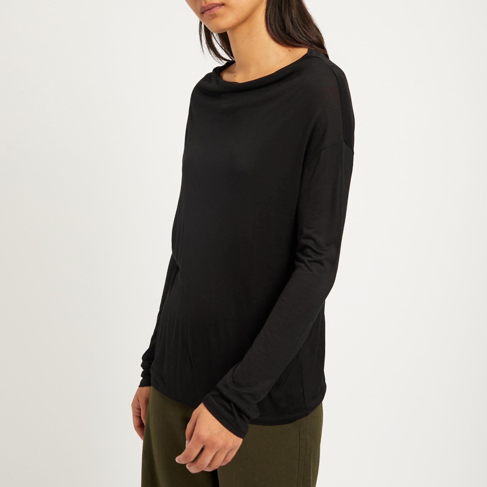 Black Drop Shoulder Top - BrandAlley