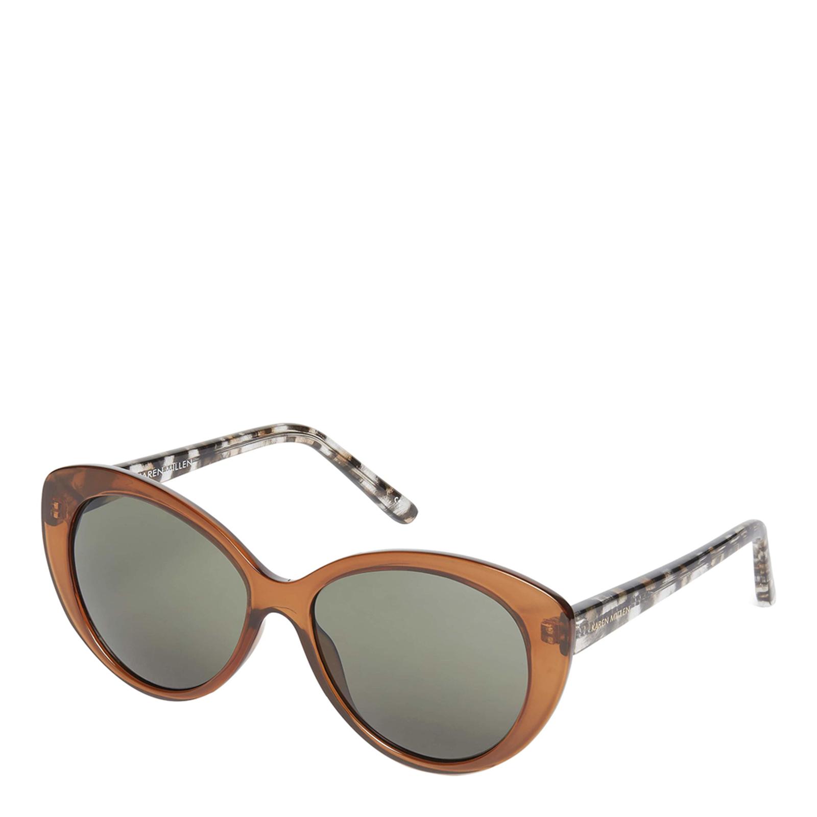 Women's Brown Karen Millen Sunglasses 55mm - BrandAlley