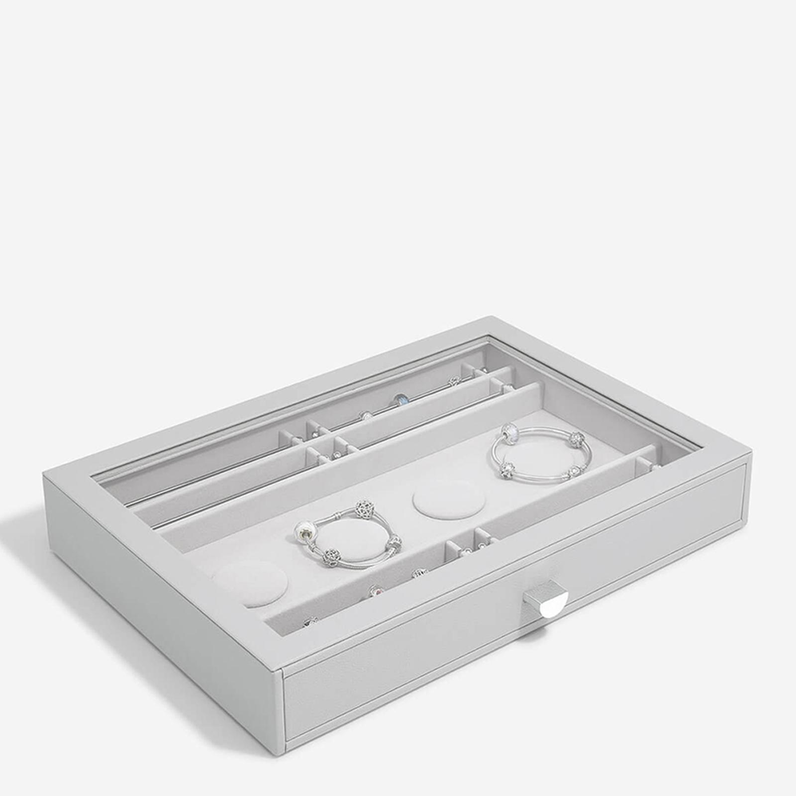 Pebble Grey Supersize Charm Display Drawer - BrandAlley