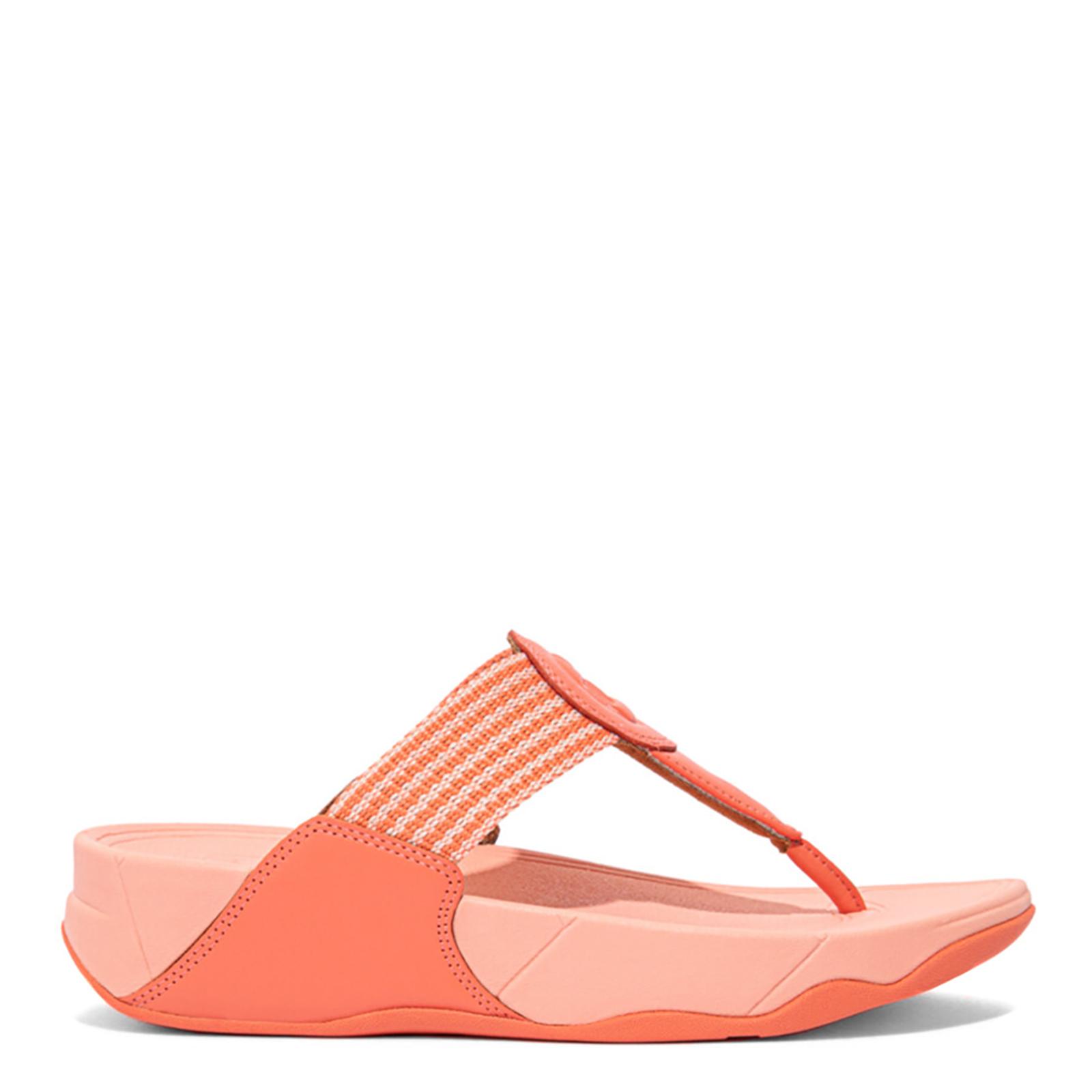 Sunshine Coral Walkstar Webbing Toe-Post Sandals - BrandAlley