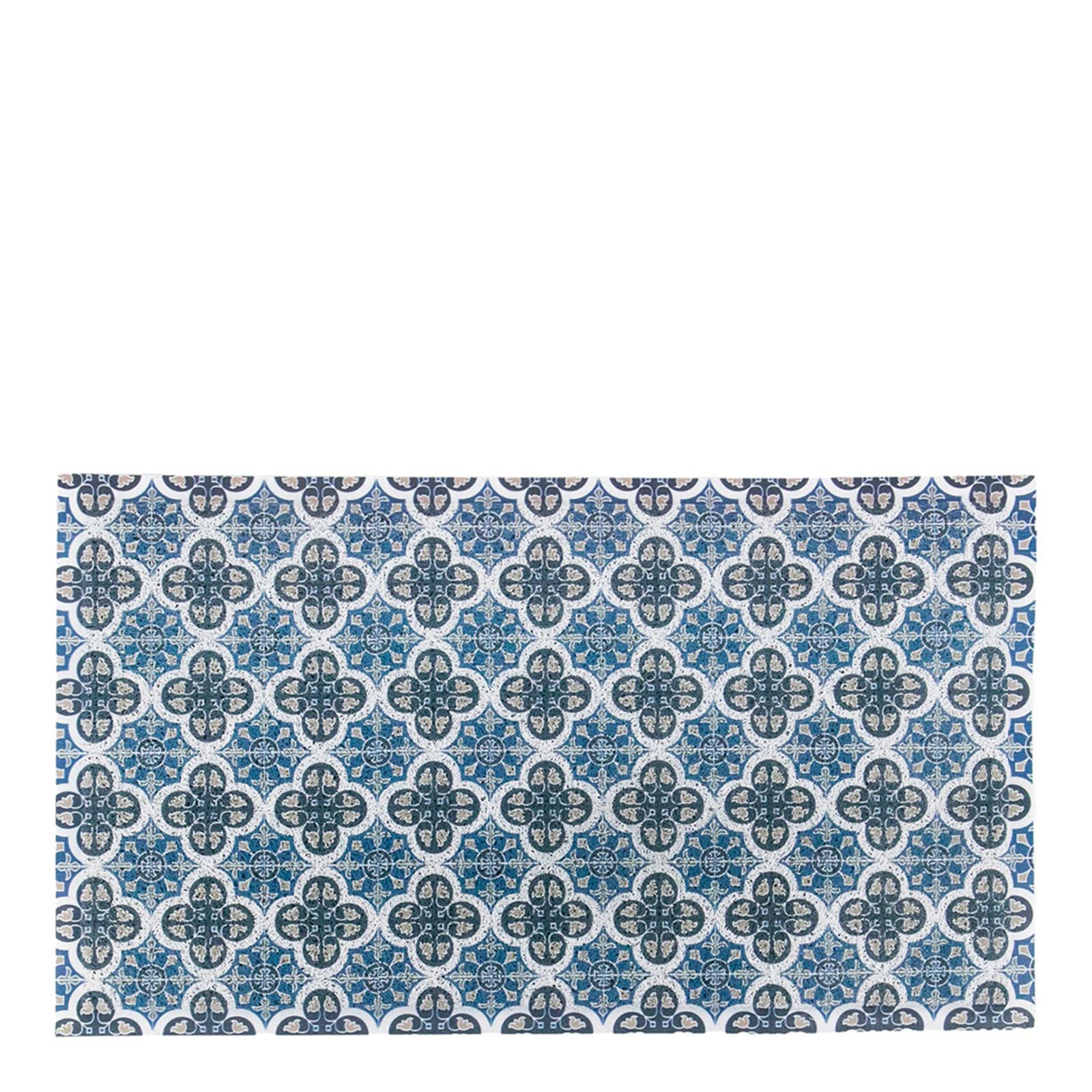 Blue Mosaic Doormat (70 x 40cm) - BrandAlley