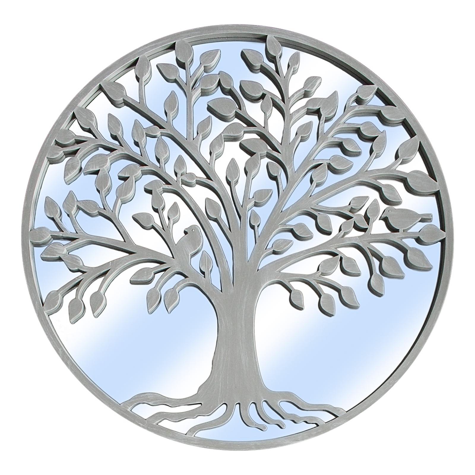 Tree of Life Mirror - Grey - BrandAlley