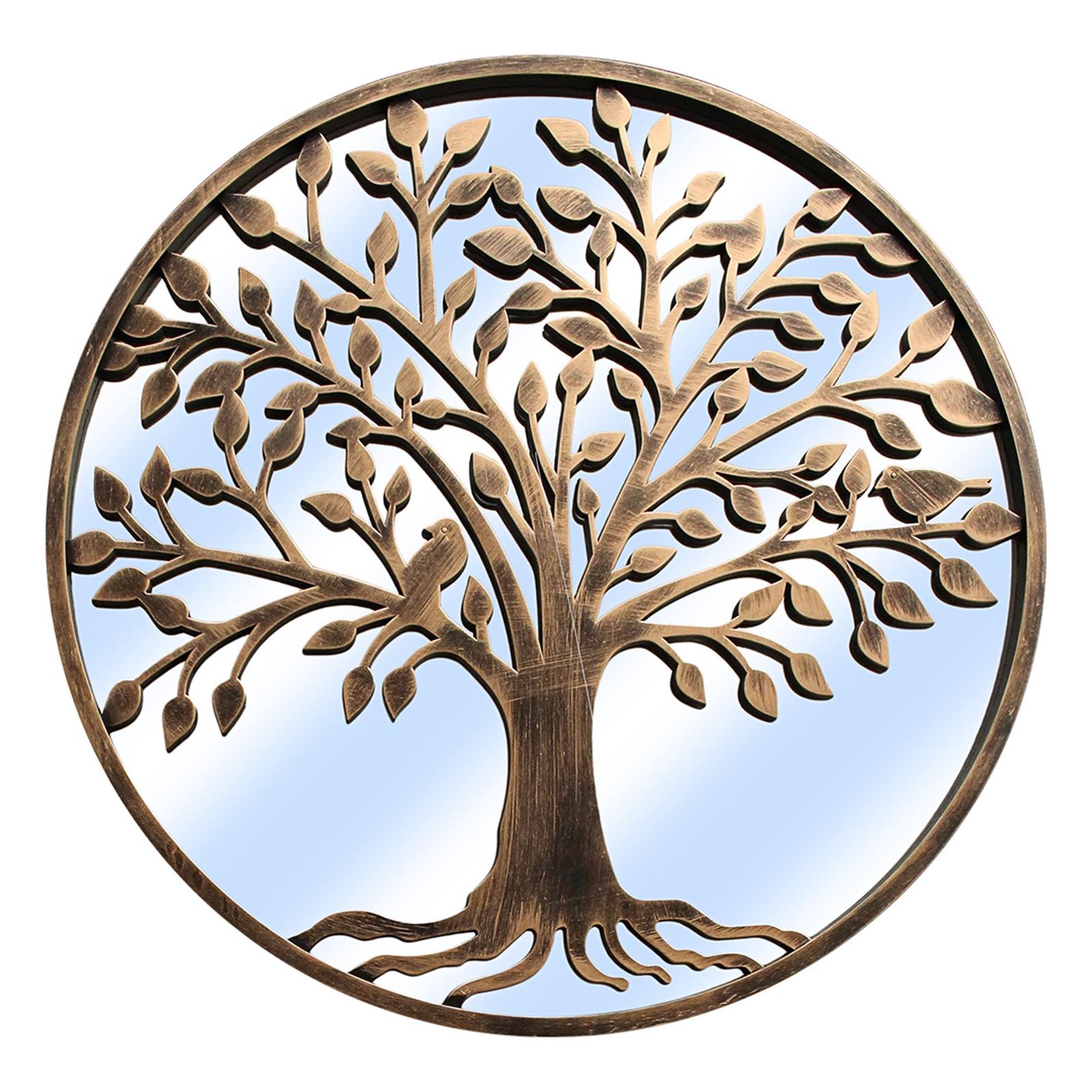 Tree of Life Mirror - Brushed Copper - BrandAlley