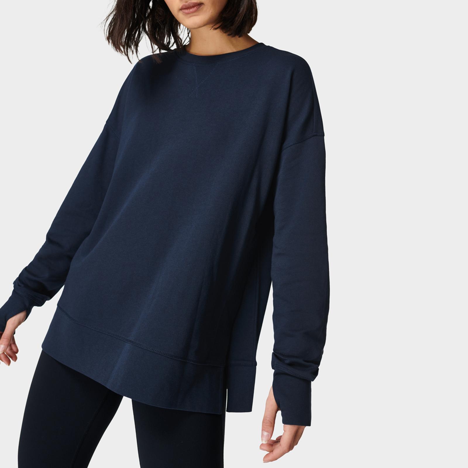 Navy Blue After Class Split Sweatshirt - BrandAlley