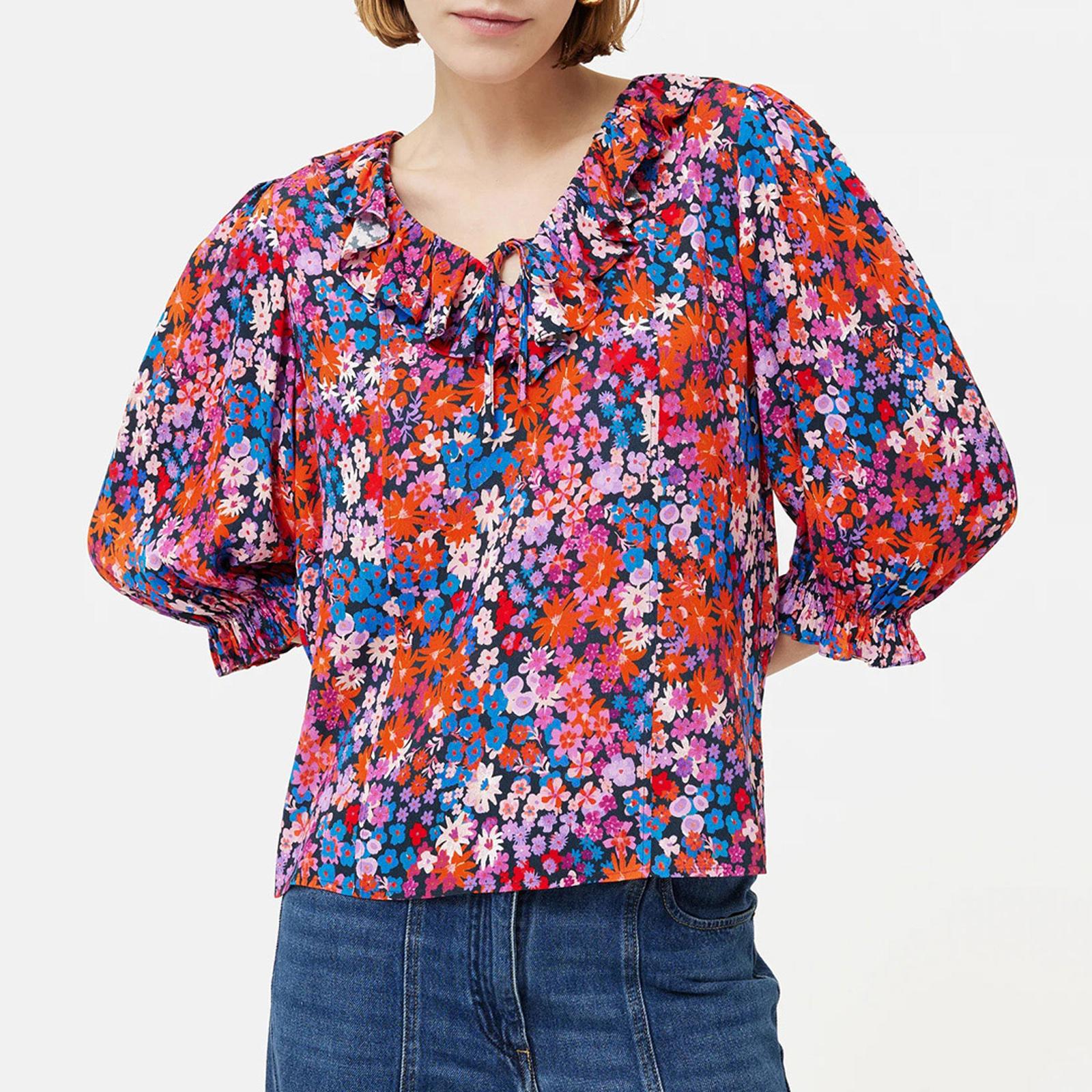 Pink Floral Print Top - BrandAlley