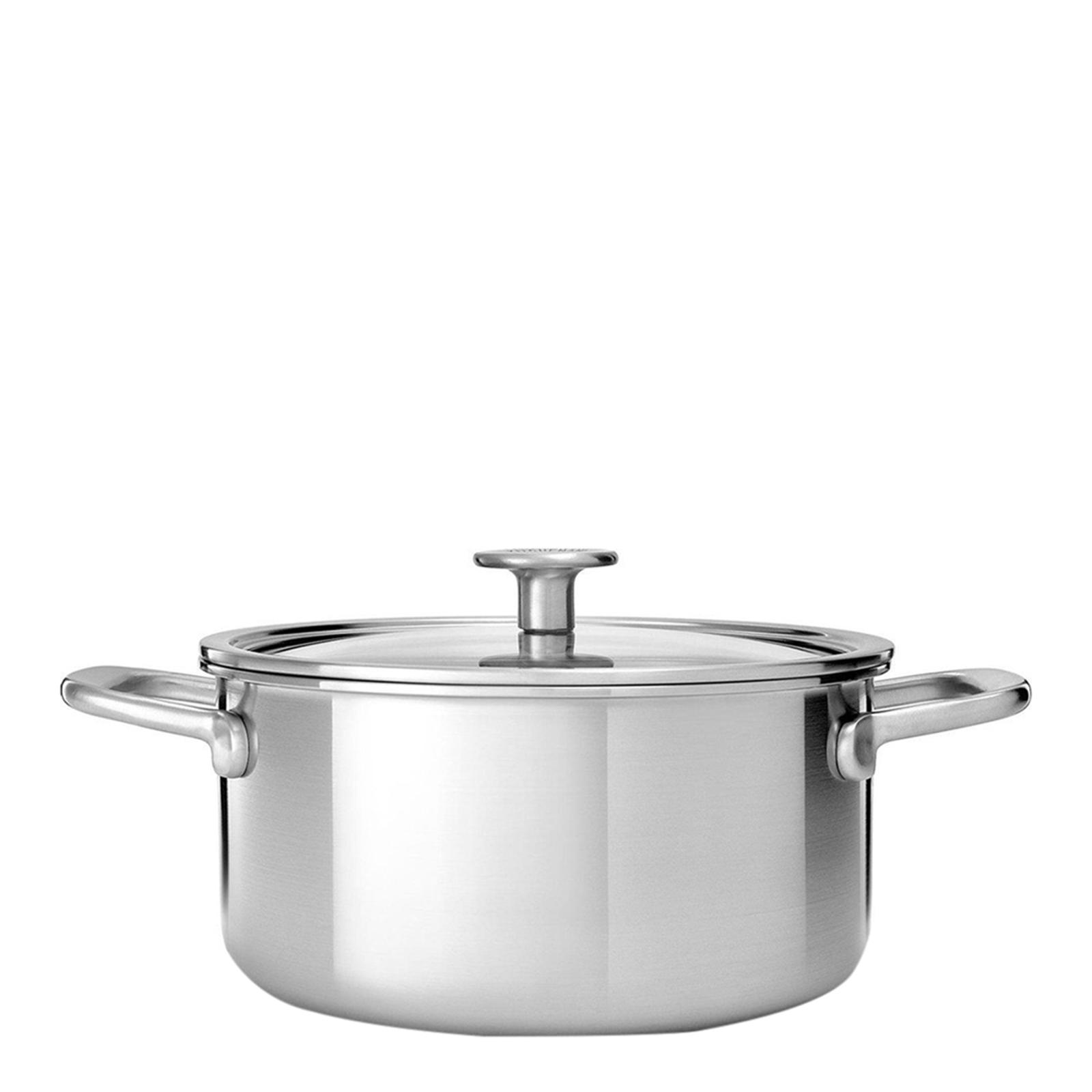 Set of 5 Stainless Steel Multi-Ply Cookware Set - BrandAlley