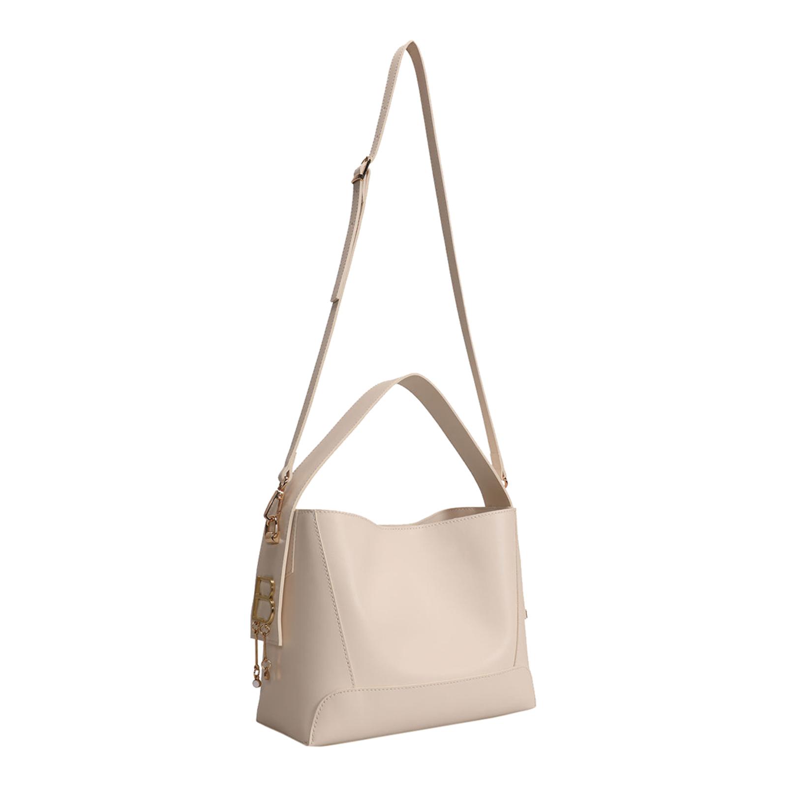 Cream Shoulder Bag - BrandAlley
