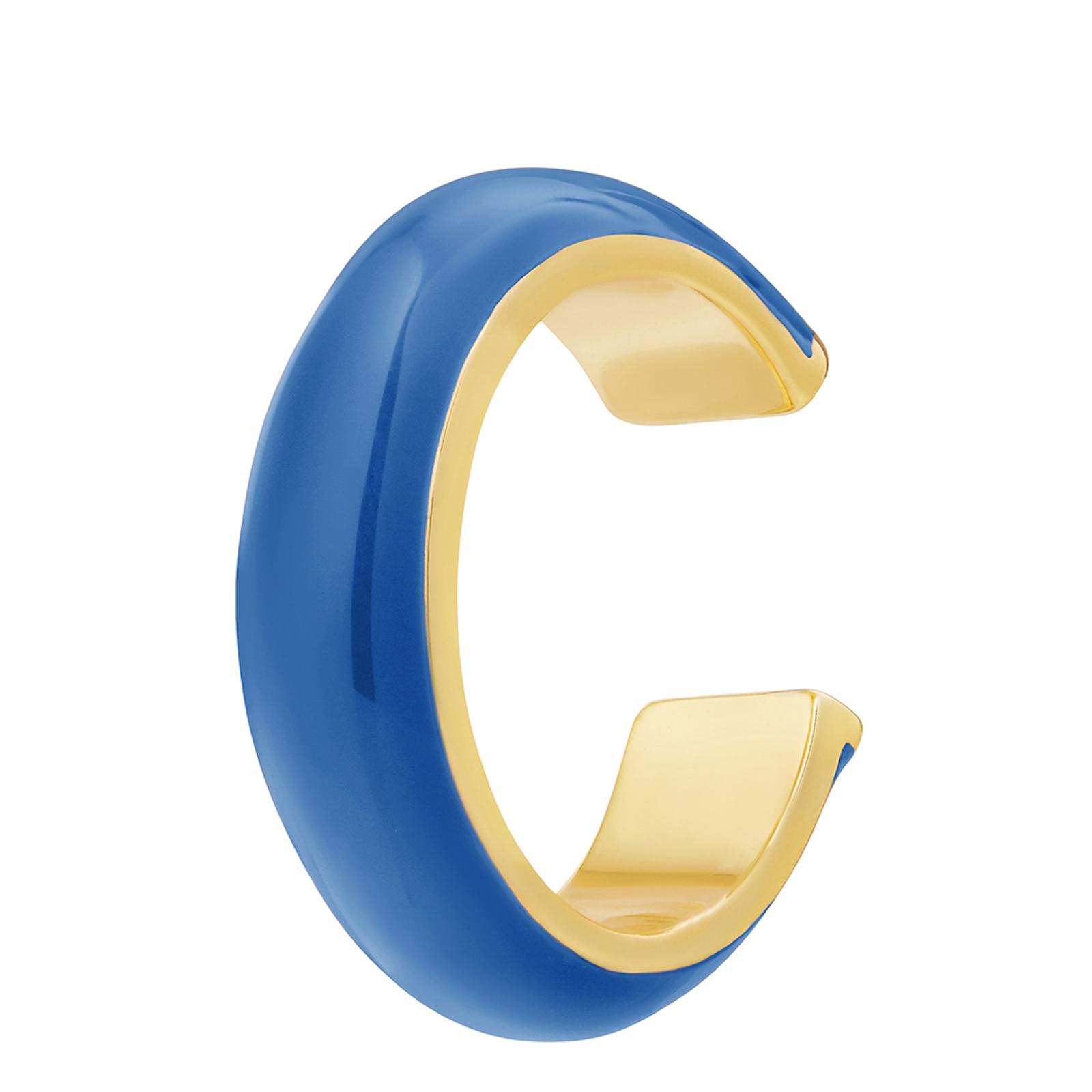 18K Gold Electric Blue Sunset Strip Cuff - BrandAlley