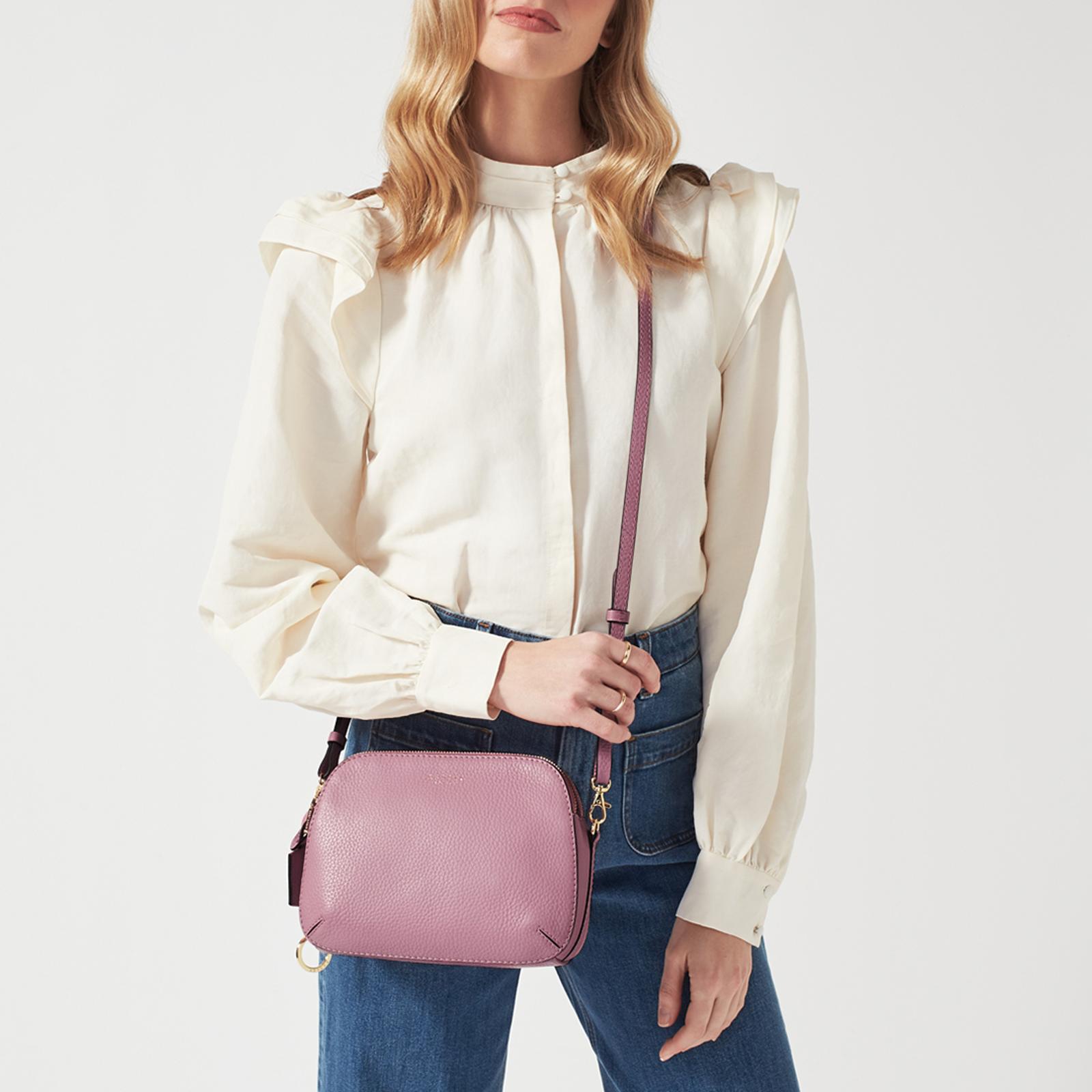 Light Pink Dukes Place Medium Ziptop Crossbody - BrandAlley