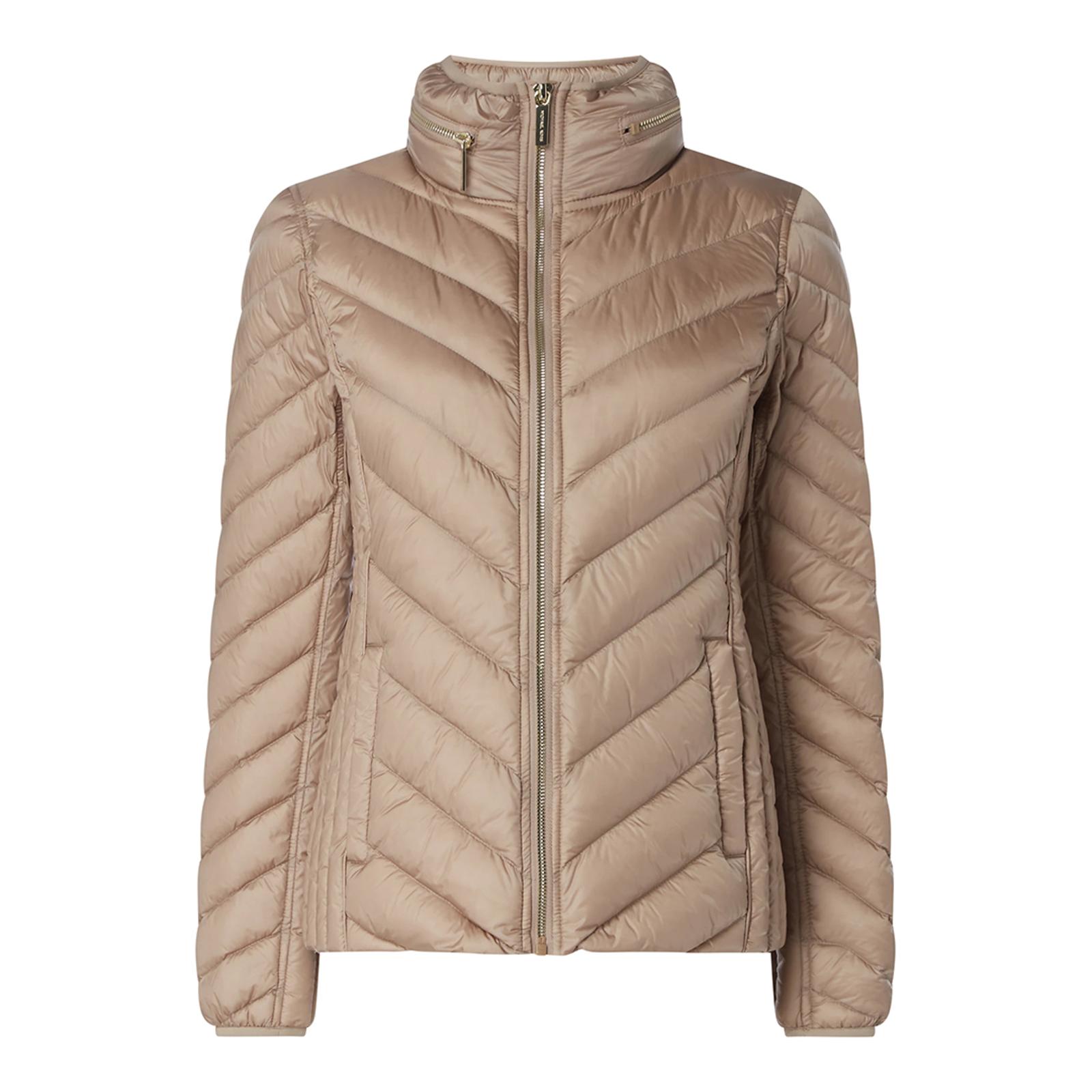 Champagne Quilted Packable Jacket - BrandAlley