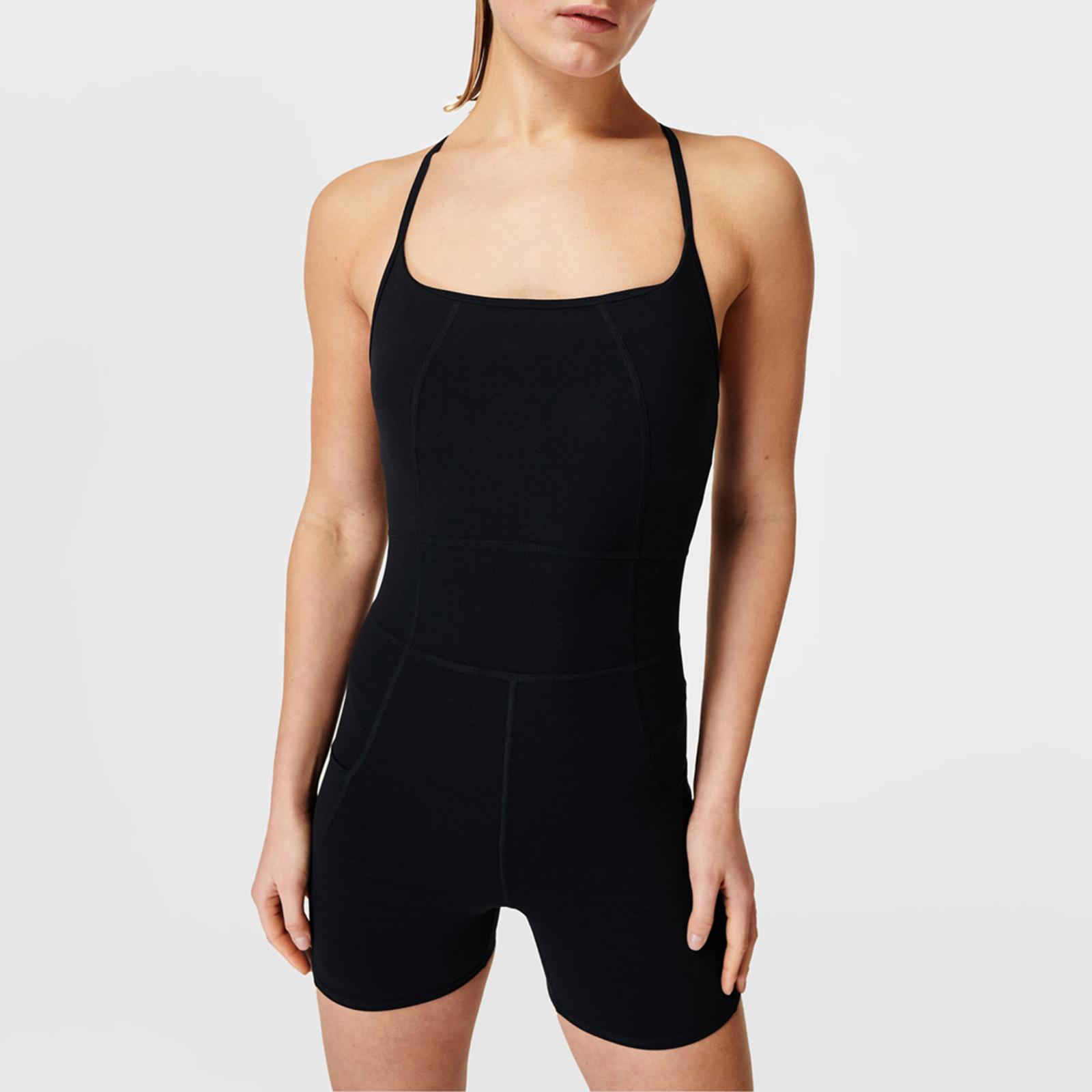 BLACK Super Soft Short Bodysuit - Black - BrandAlley