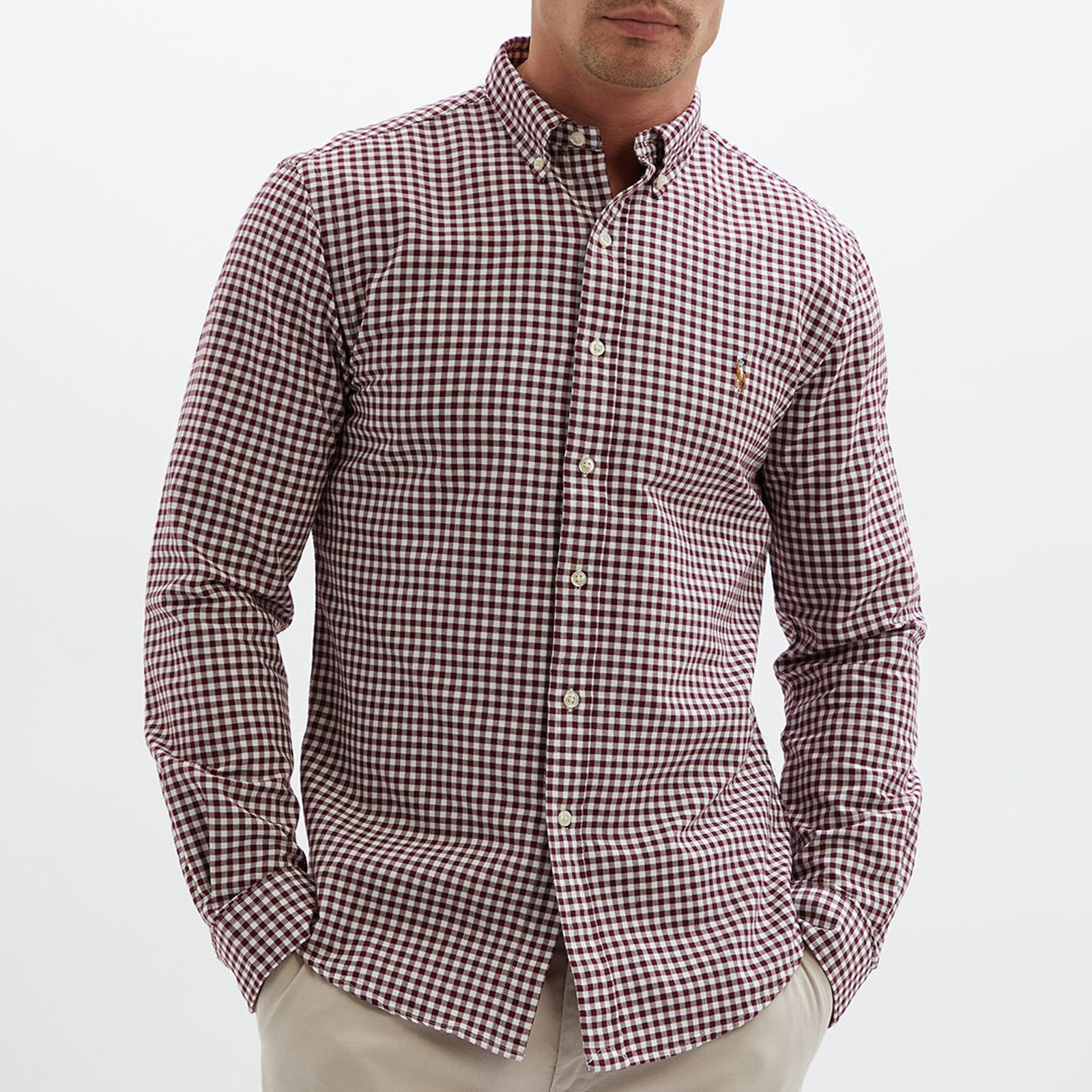 Red Check Long Sleeve Shirt - BrandAlley