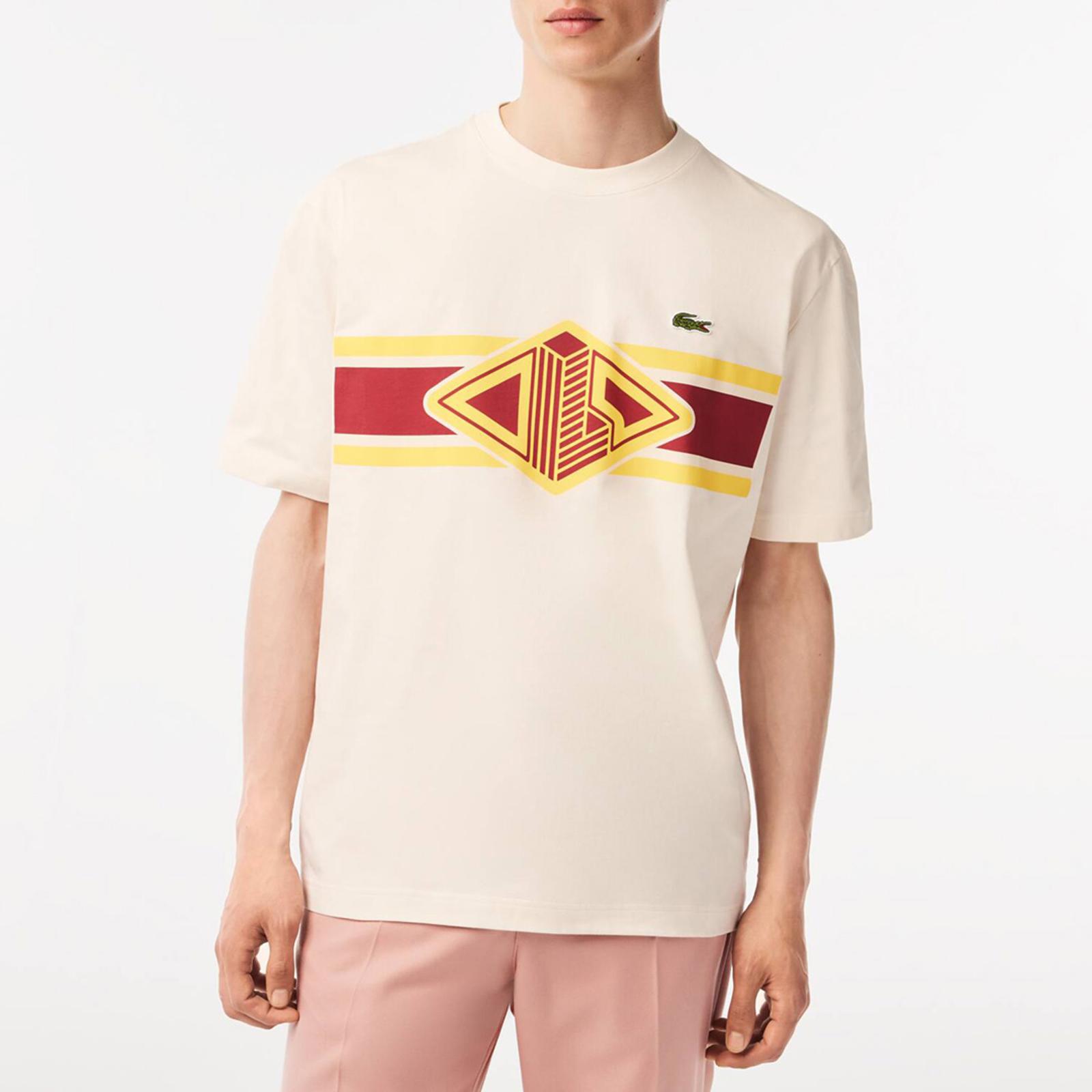 Cream Graphic T-Shirt - BrandAlley