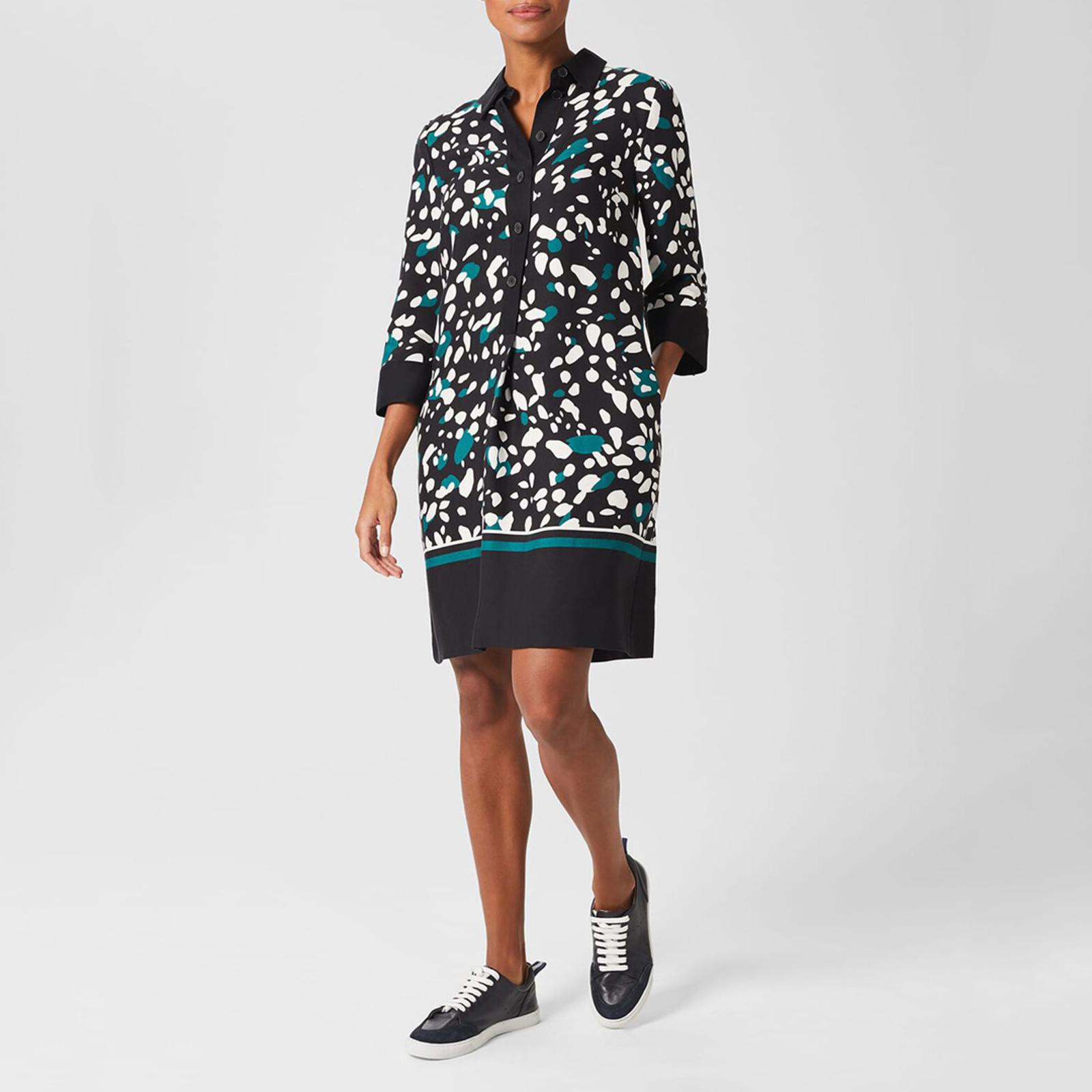 Black/Multi Marci Tunic Printed Dress - BrandAlley