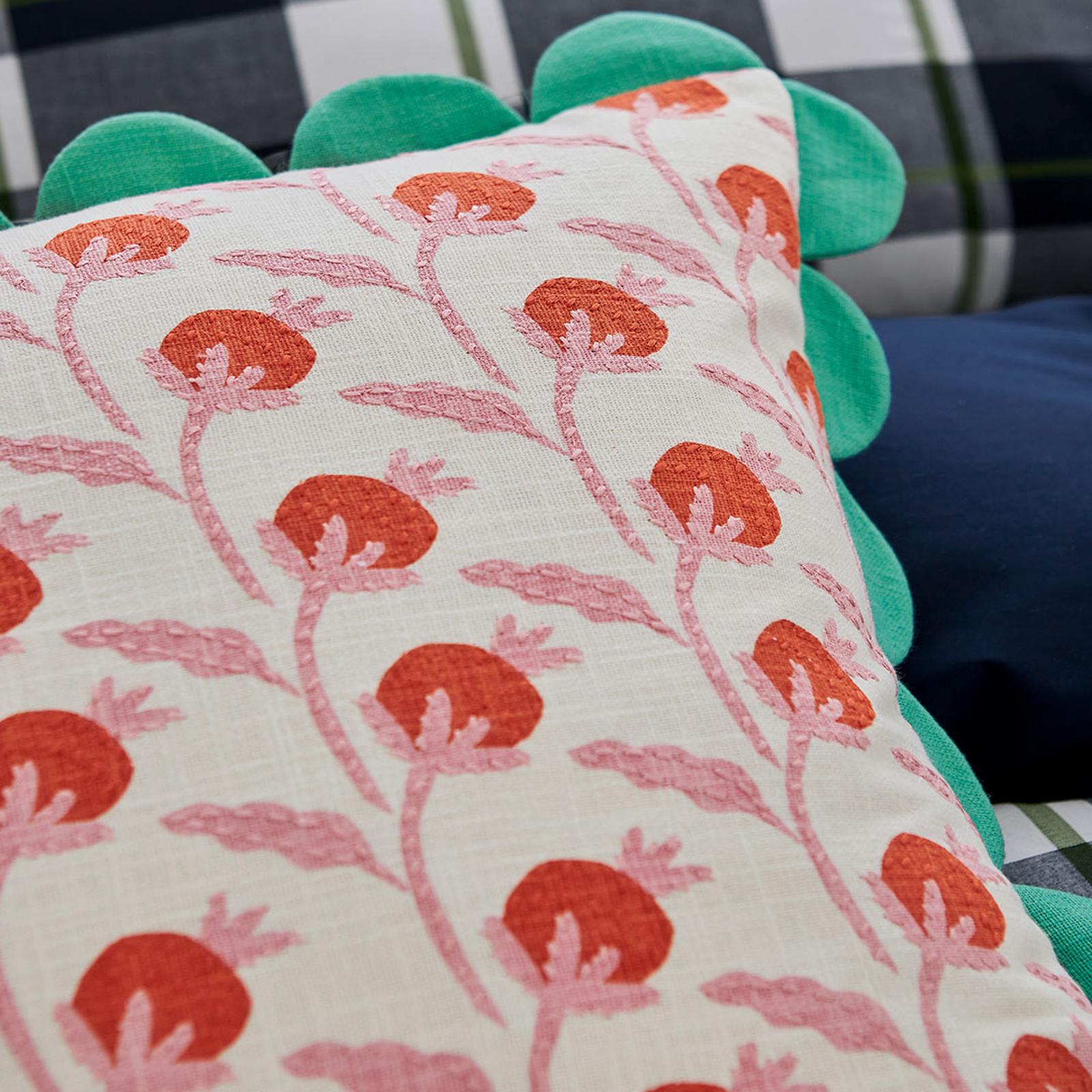 Daylesford Check Cushion, Multi - BrandAlley