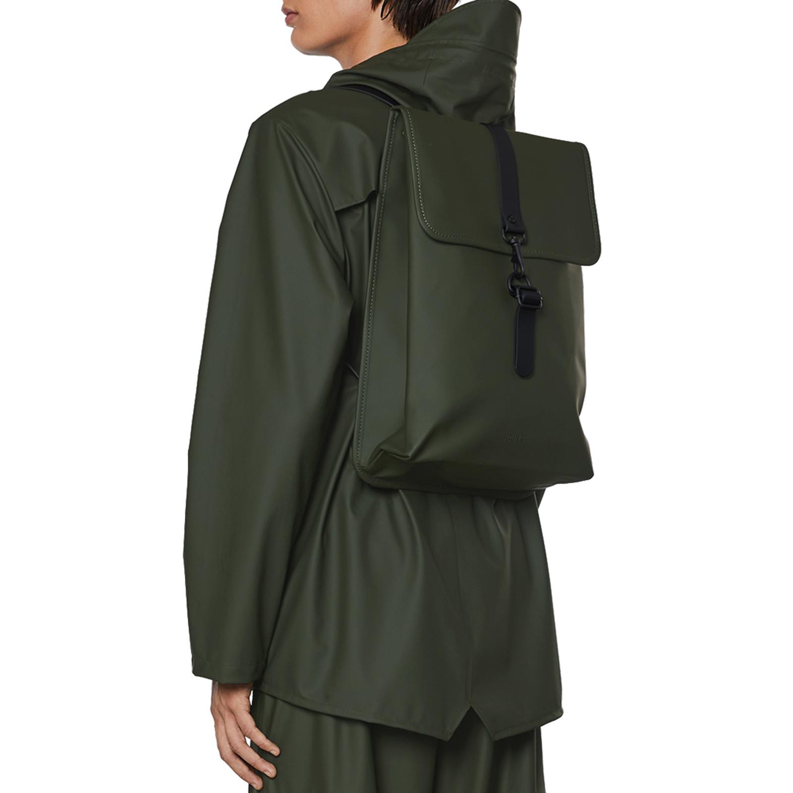 Green Unisex Waterproof Rucksack - BrandAlley