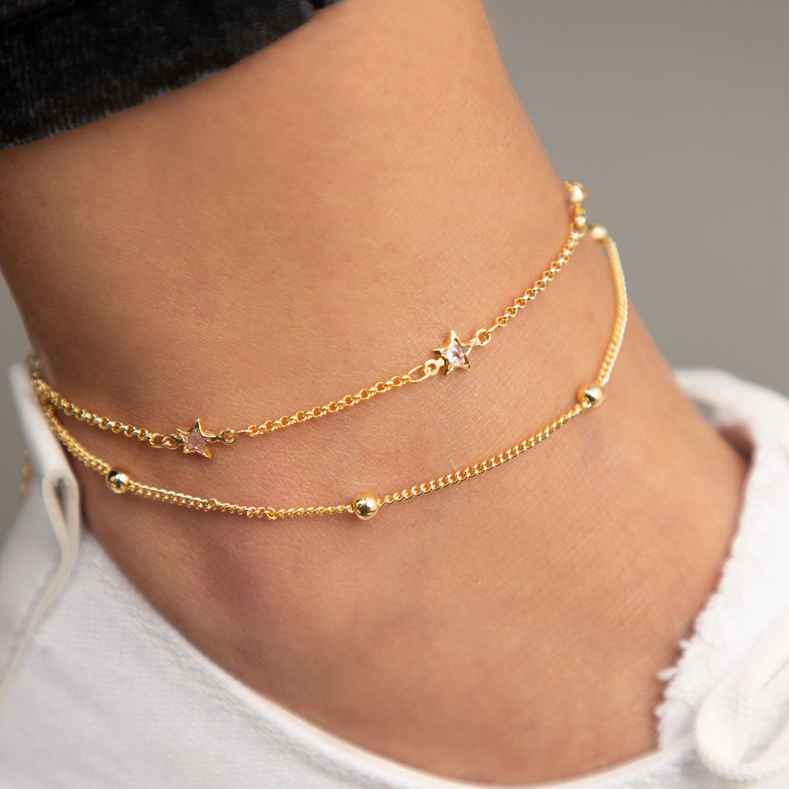 Gold Metal Anklet - BrandAlley