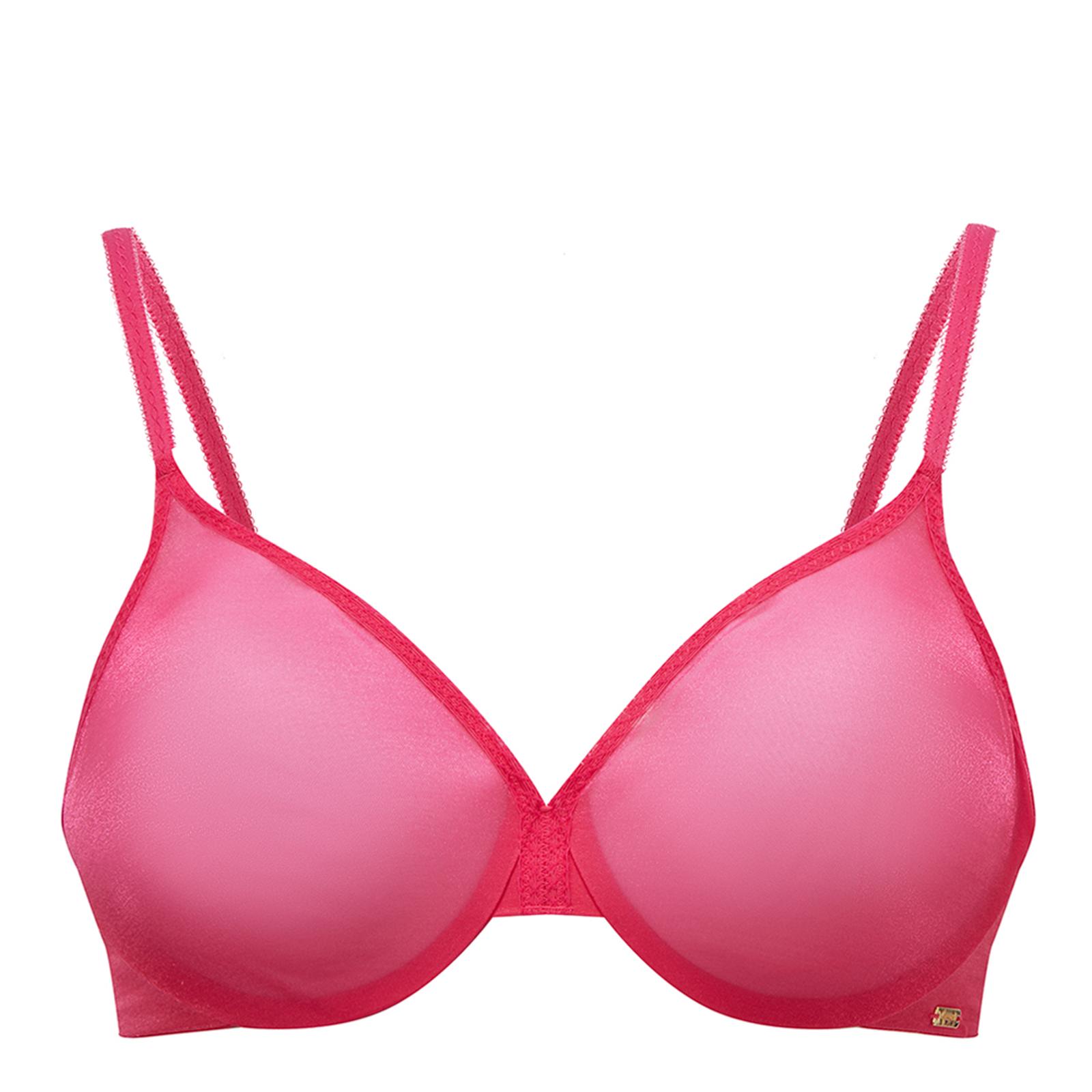 Pink Glossies Sheer Bra Brandalley