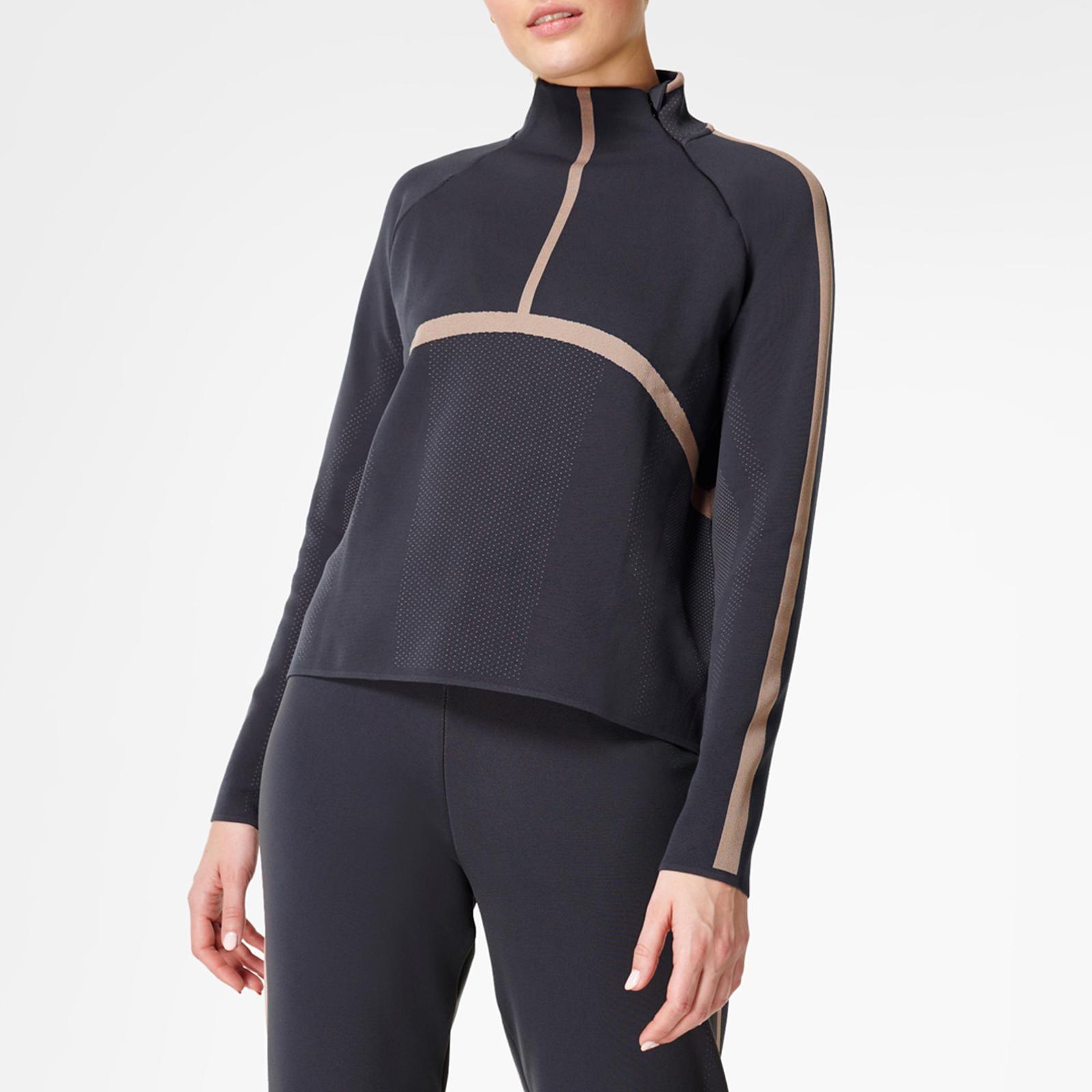 Grey Kinetic Seamless Run Sweat - BrandAlley