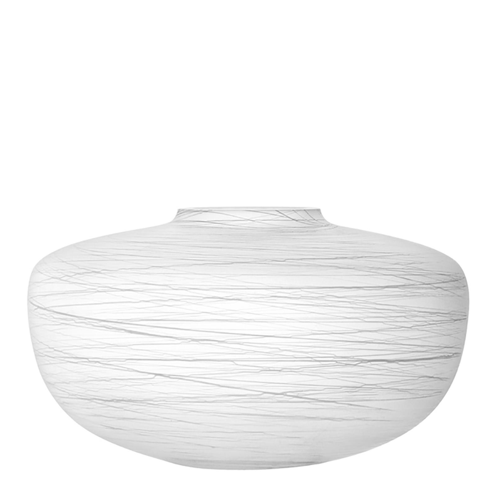 Boulder Vase H17.5cm Chalk Thread - BrandAlley
