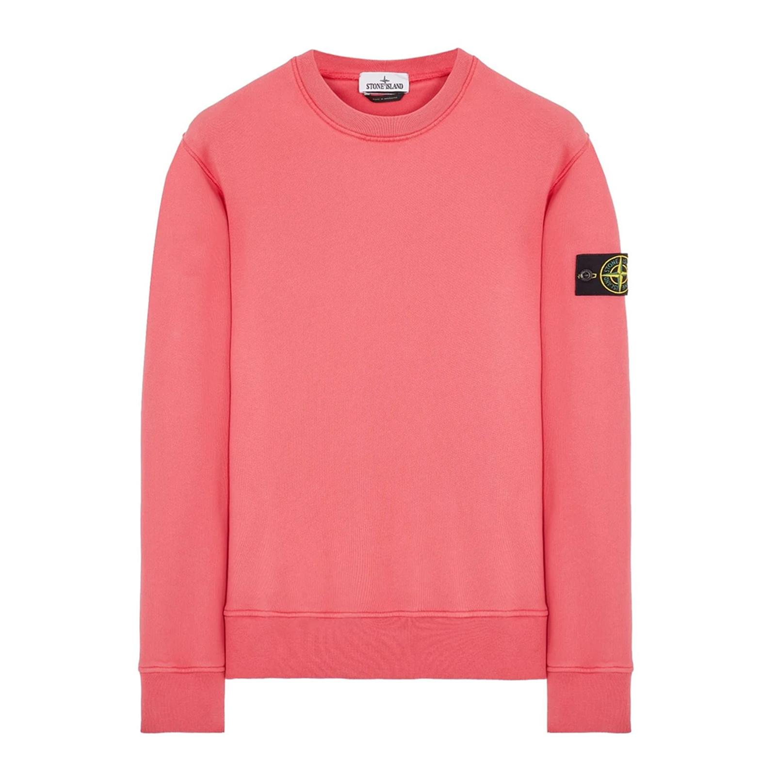 Pink Crew Neck Fleece Sweatshirt - BrandAlley