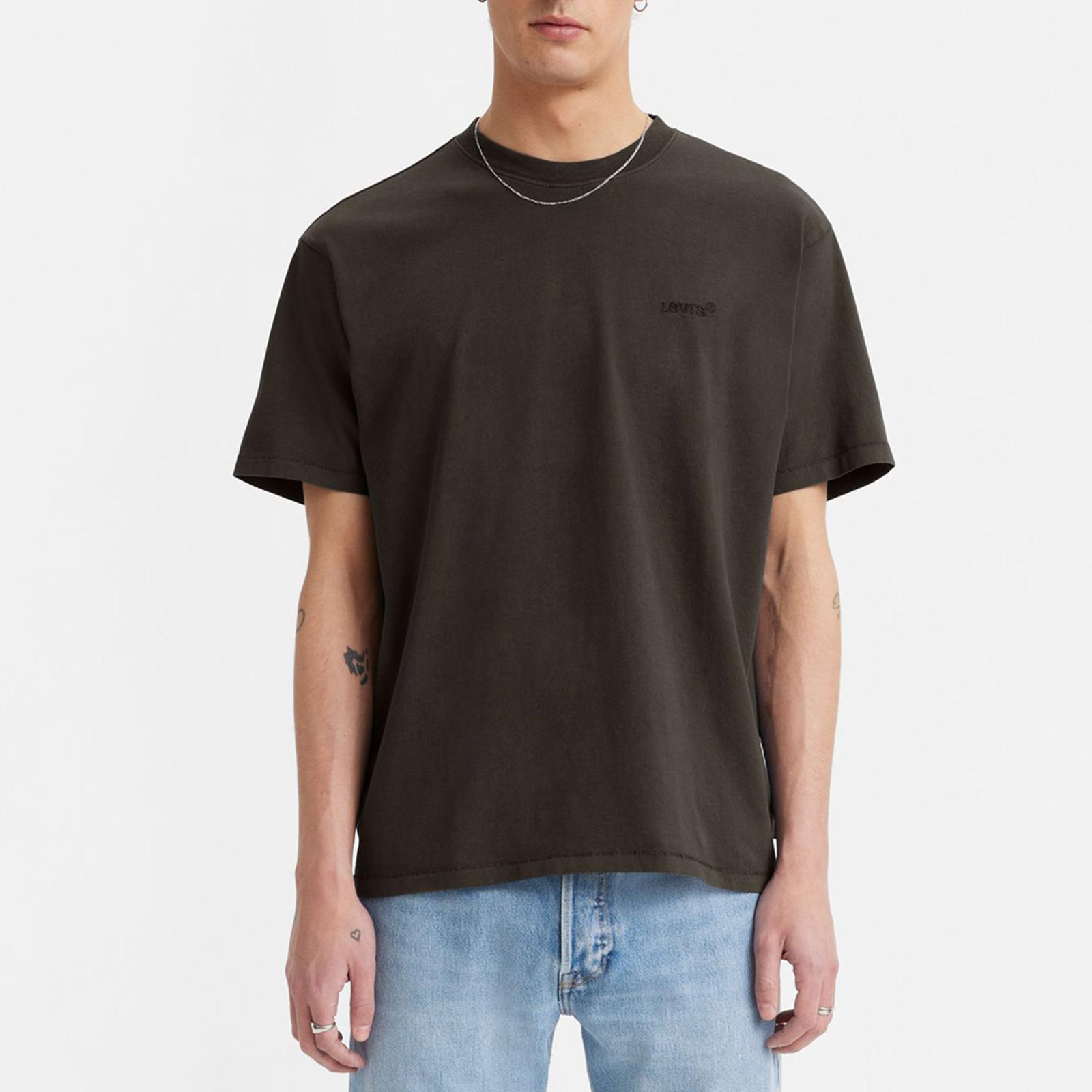 Brown Tab Vintage Cotton T-Shirt - BrandAlley