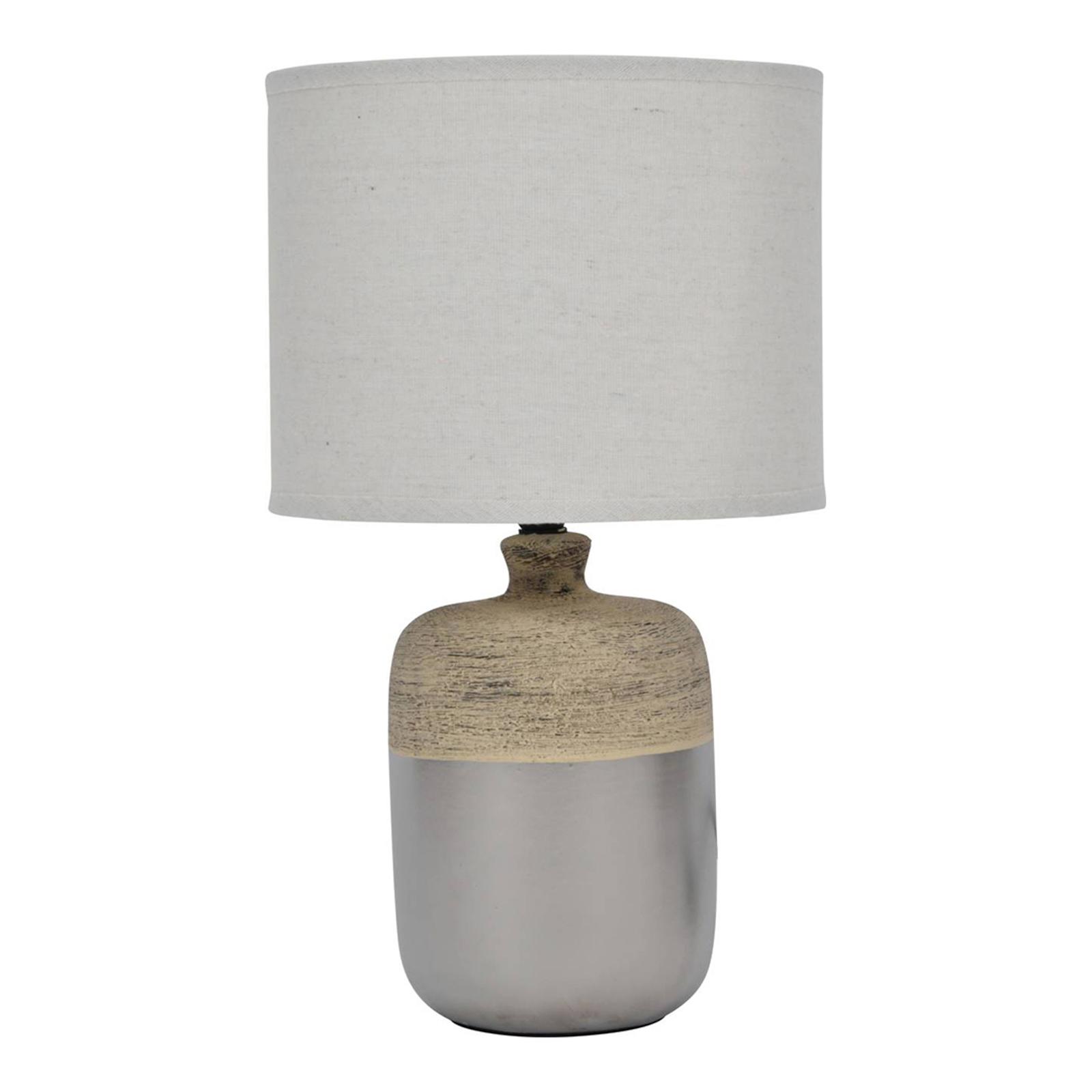 Riviera Two Tone Table Lamp with Shade - BrandAlley
