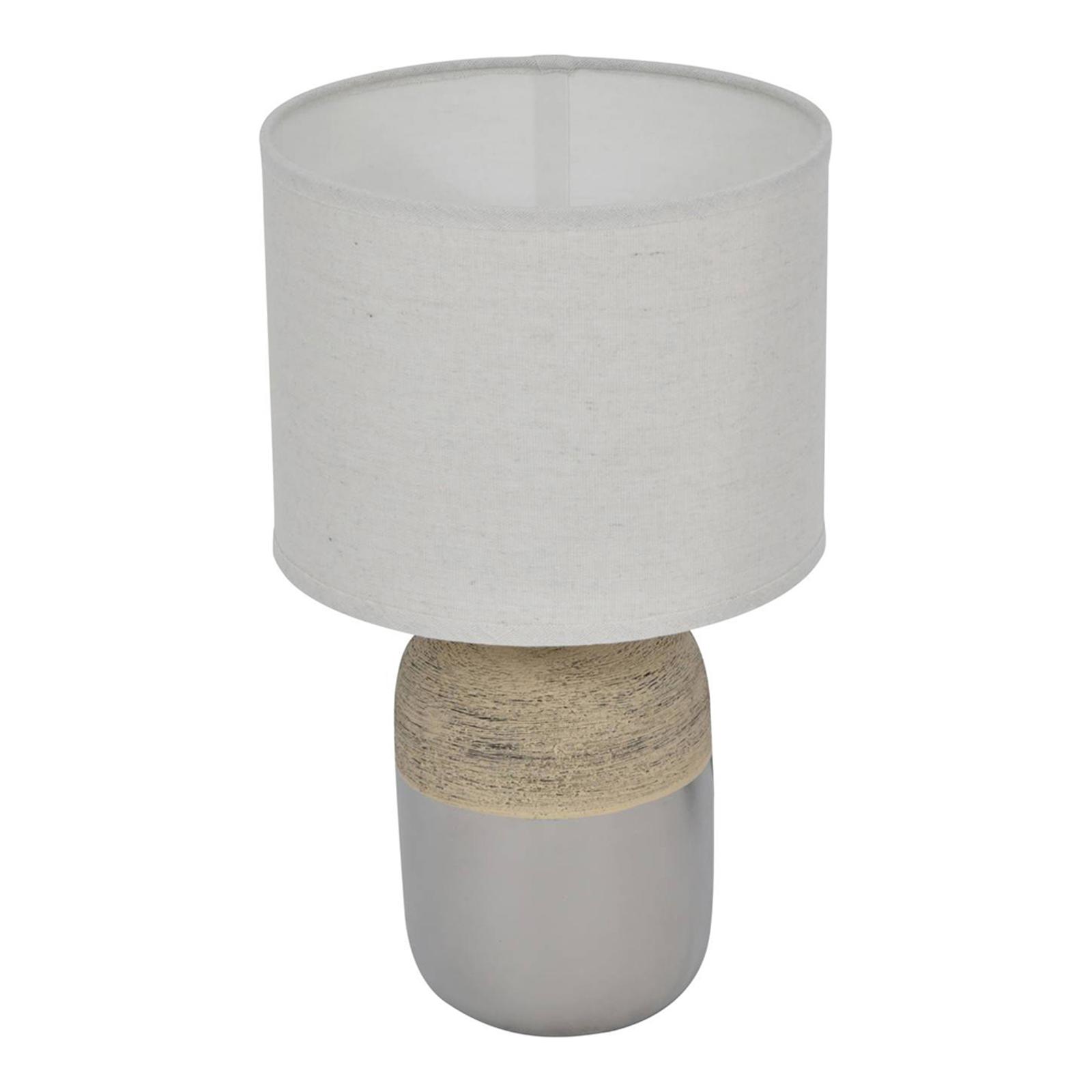 Riviera Two Tone Table Lamp with Shade - BrandAlley