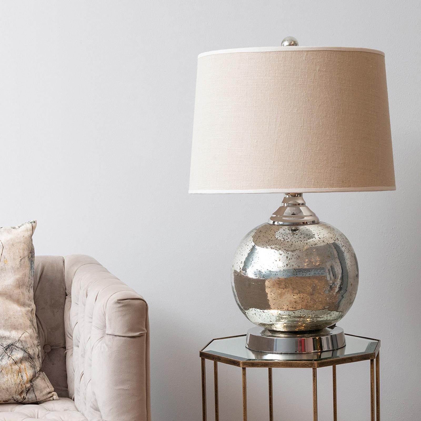 Mercury Sphere Lamp Base includes Shade - BrandAlley