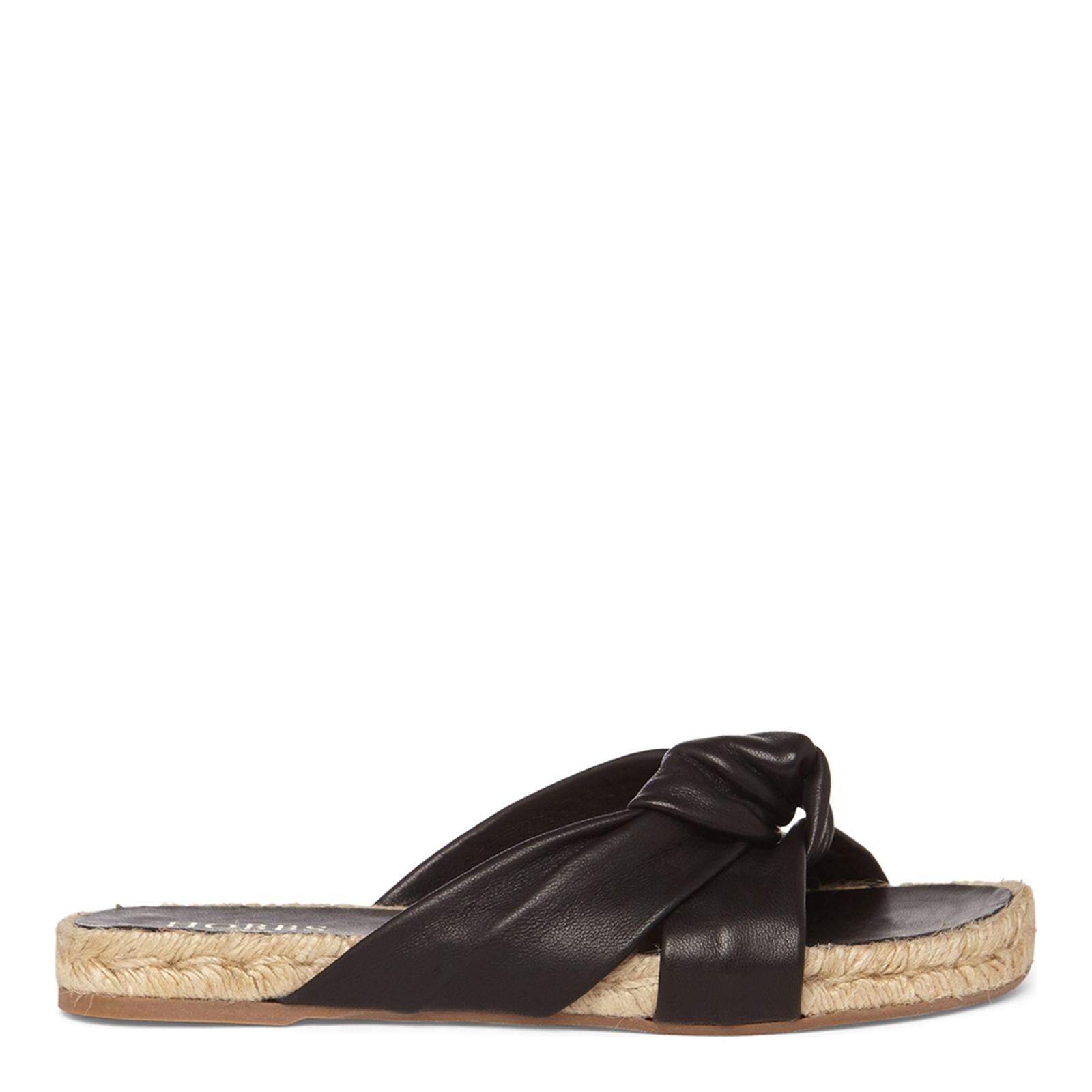 Black Coco Leather Sandals - BrandAlley