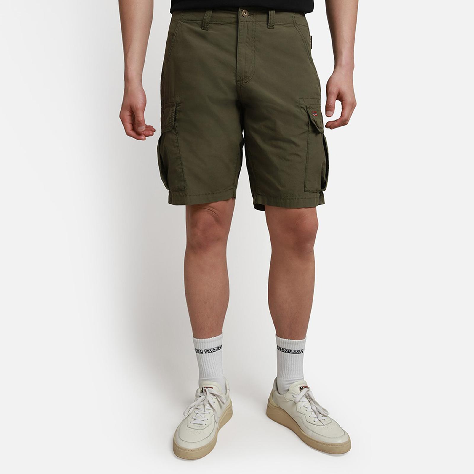 Khaki Cargo Shorts - BrandAlley