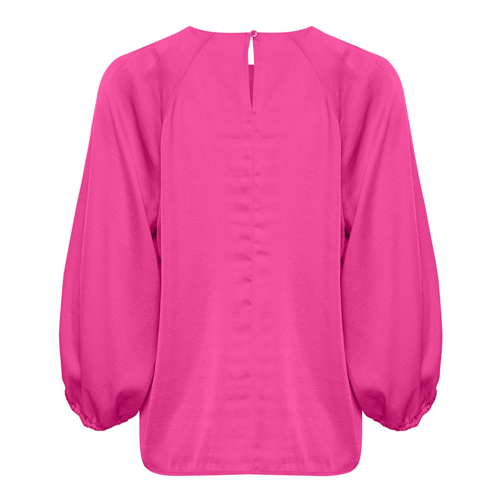 Pink Puff Sleeve Blouse - BrandAlley