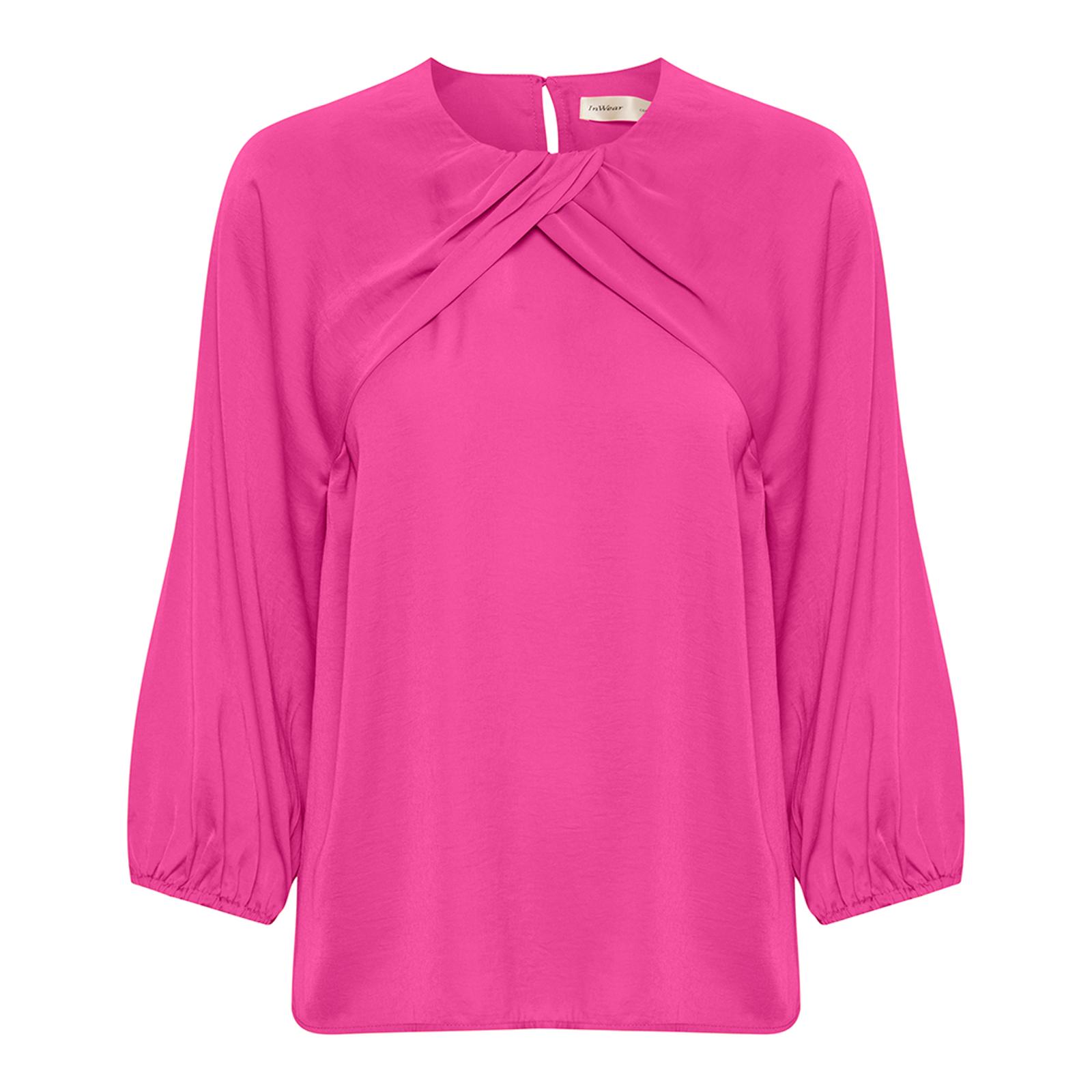 Pink Puff Sleeve Blouse - BrandAlley