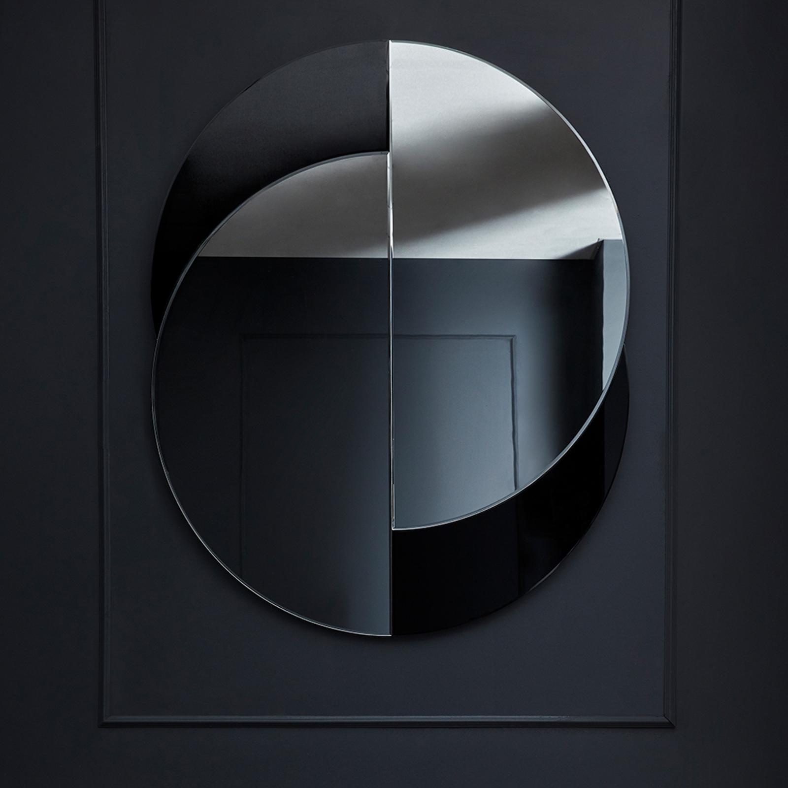 Eclipse Round Wall Mirror 110x88cm - BrandAlley