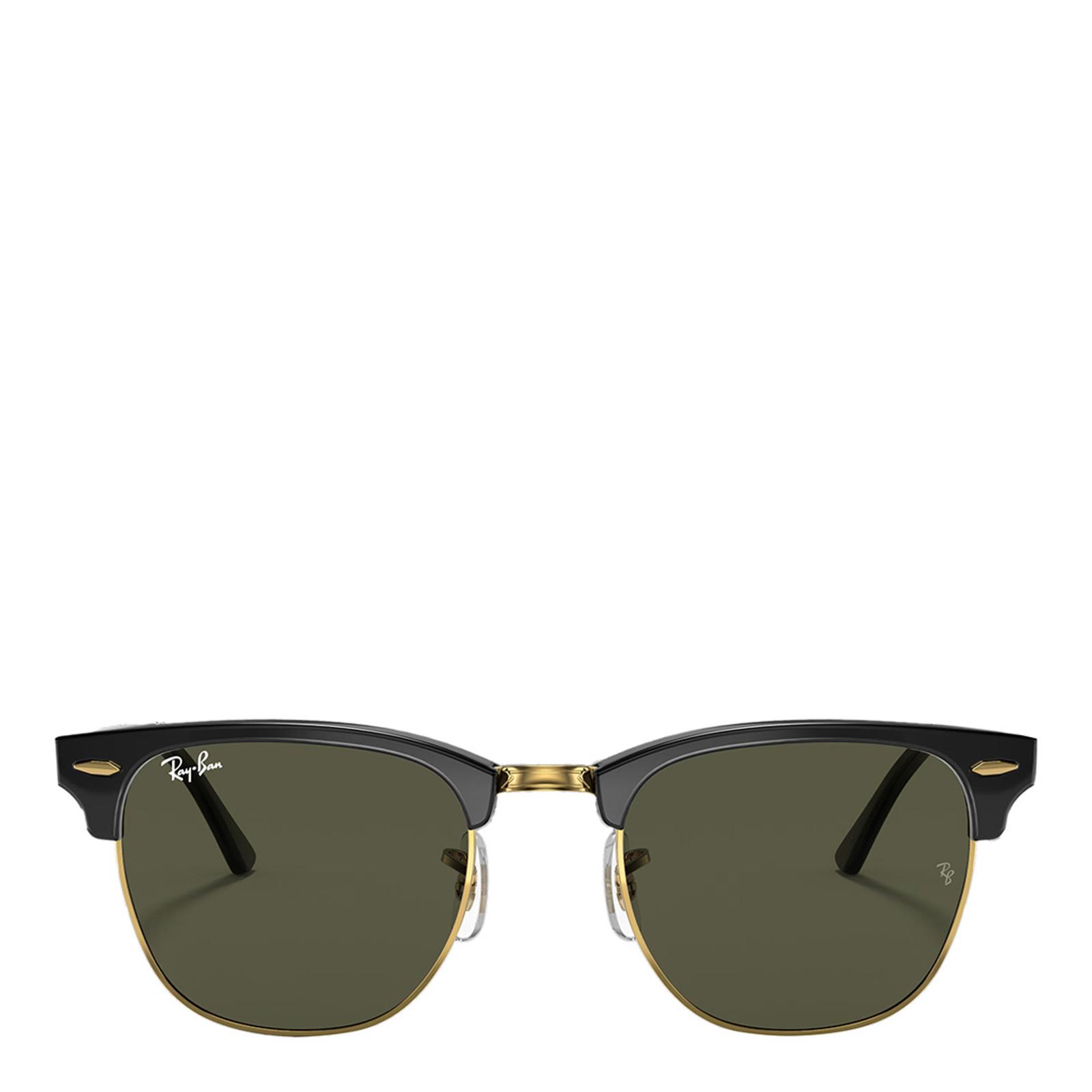 Black Clubmaster Sunglasses 55mm - BrandAlley
