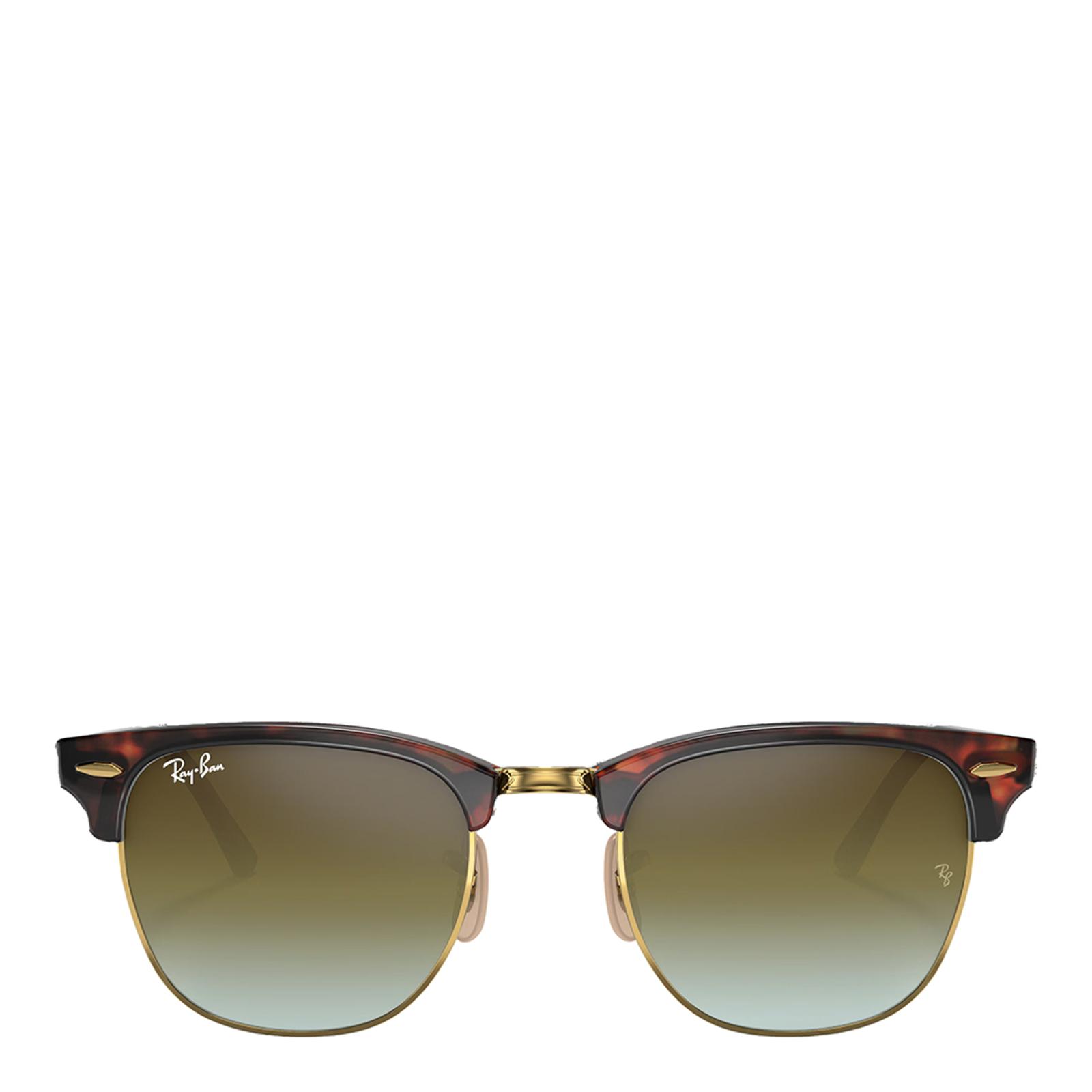 Brown Clubmaster Sunglasses 51mm - BrandAlley