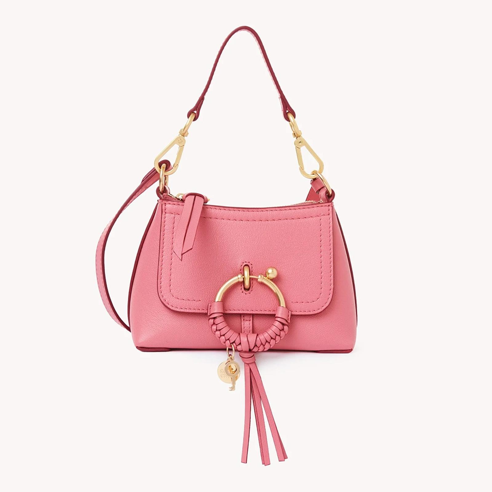 Pushy Pink See By Chloe Joan Mini Cross-Body Bag - BrandAlley