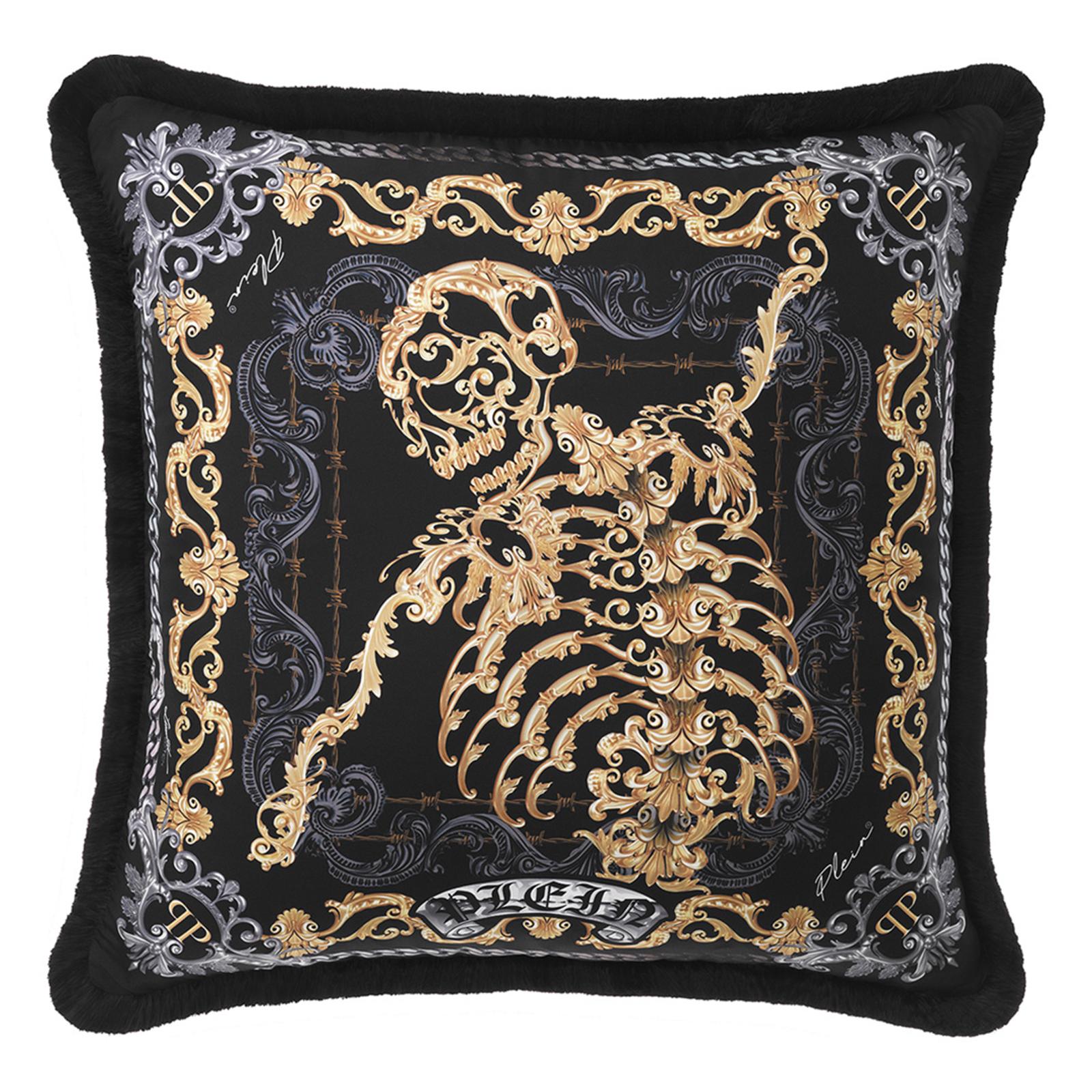 Silk Skeleton Cushion, 50x50cm - BrandAlley