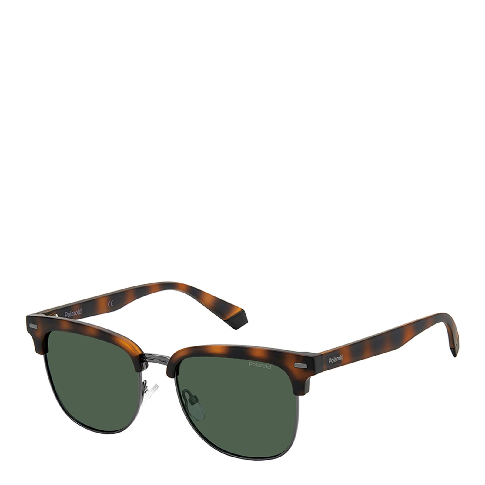 Matte Havana Rectangular Browline Sunglasses - BrandAlley