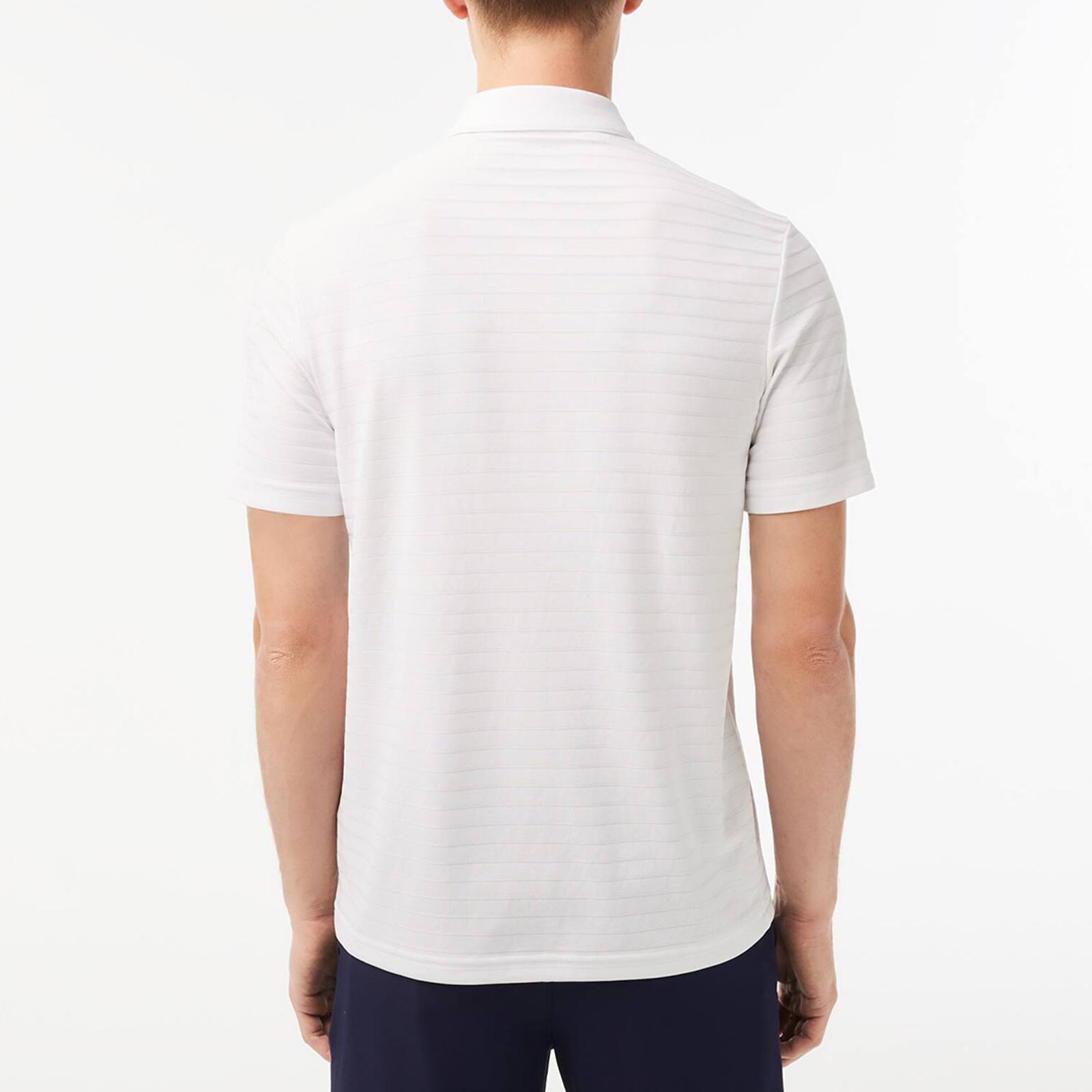 White 4 Button Placket Polo Shirt - BrandAlley