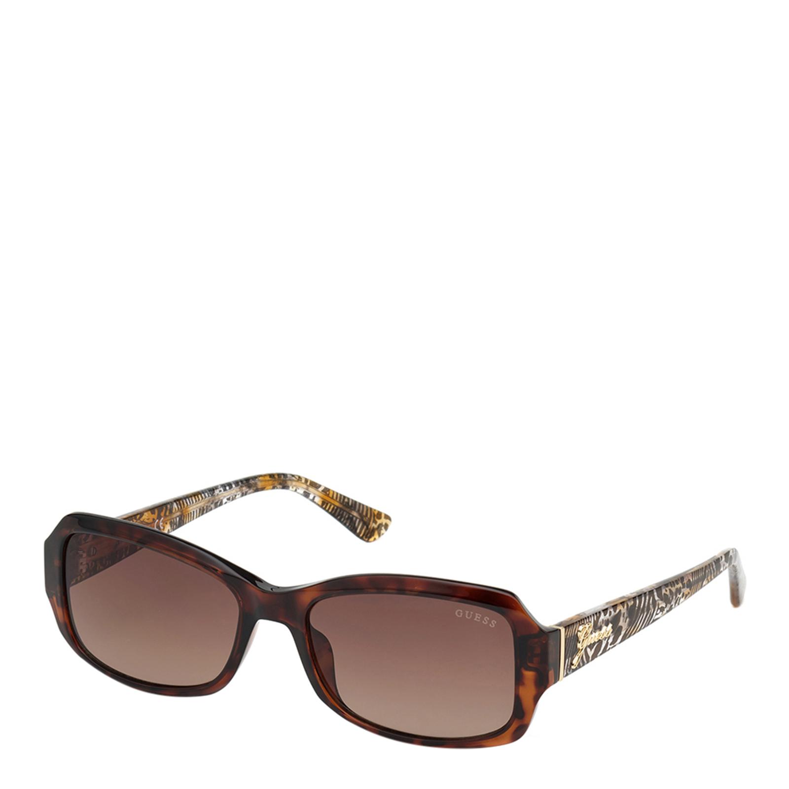 Dark Havana Gradient Brown Sunglasses - BrandAlley
